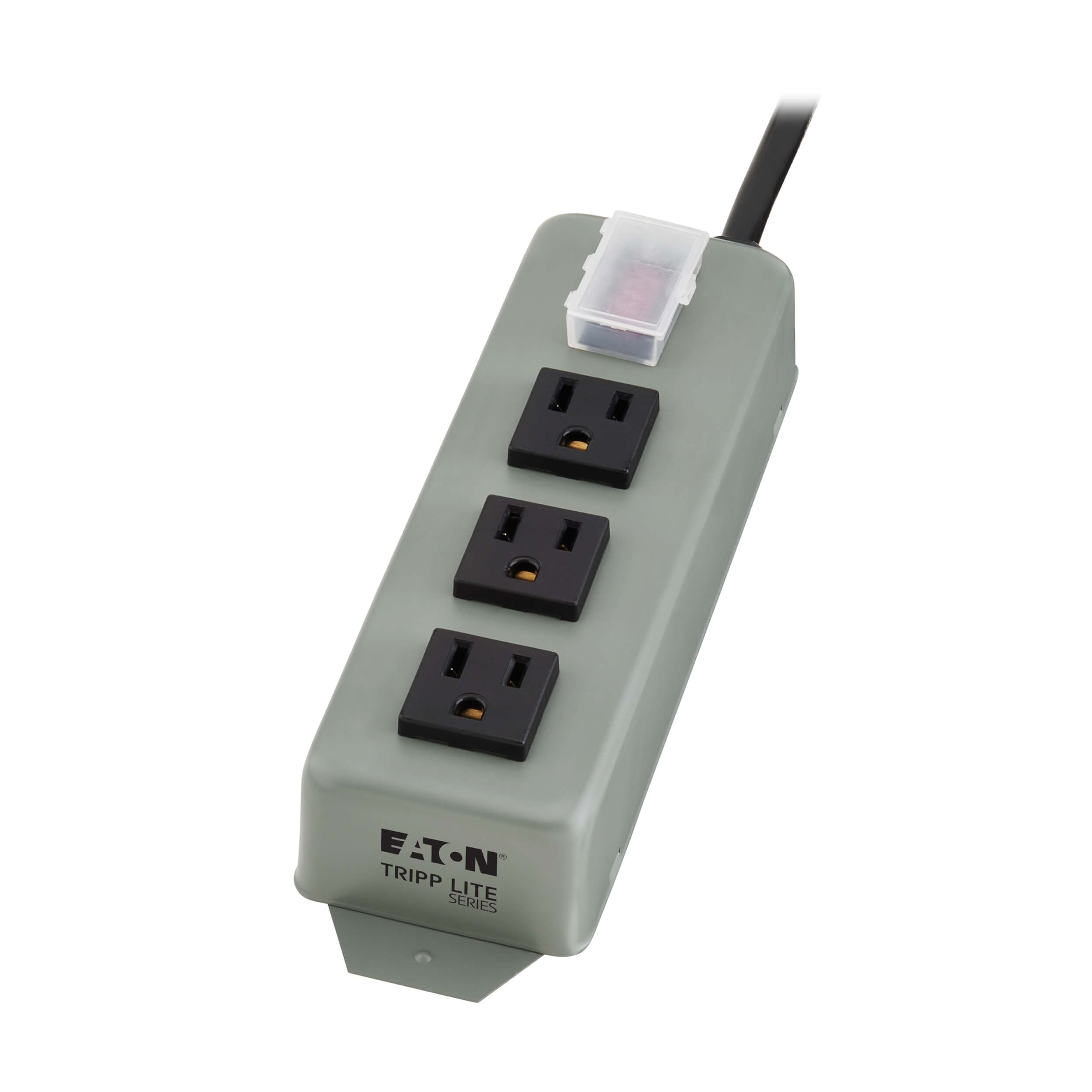 Waber Industrial Power Strip, 3-Outlet, 6 ft. Cord, 5-15P, Switch Guard ...