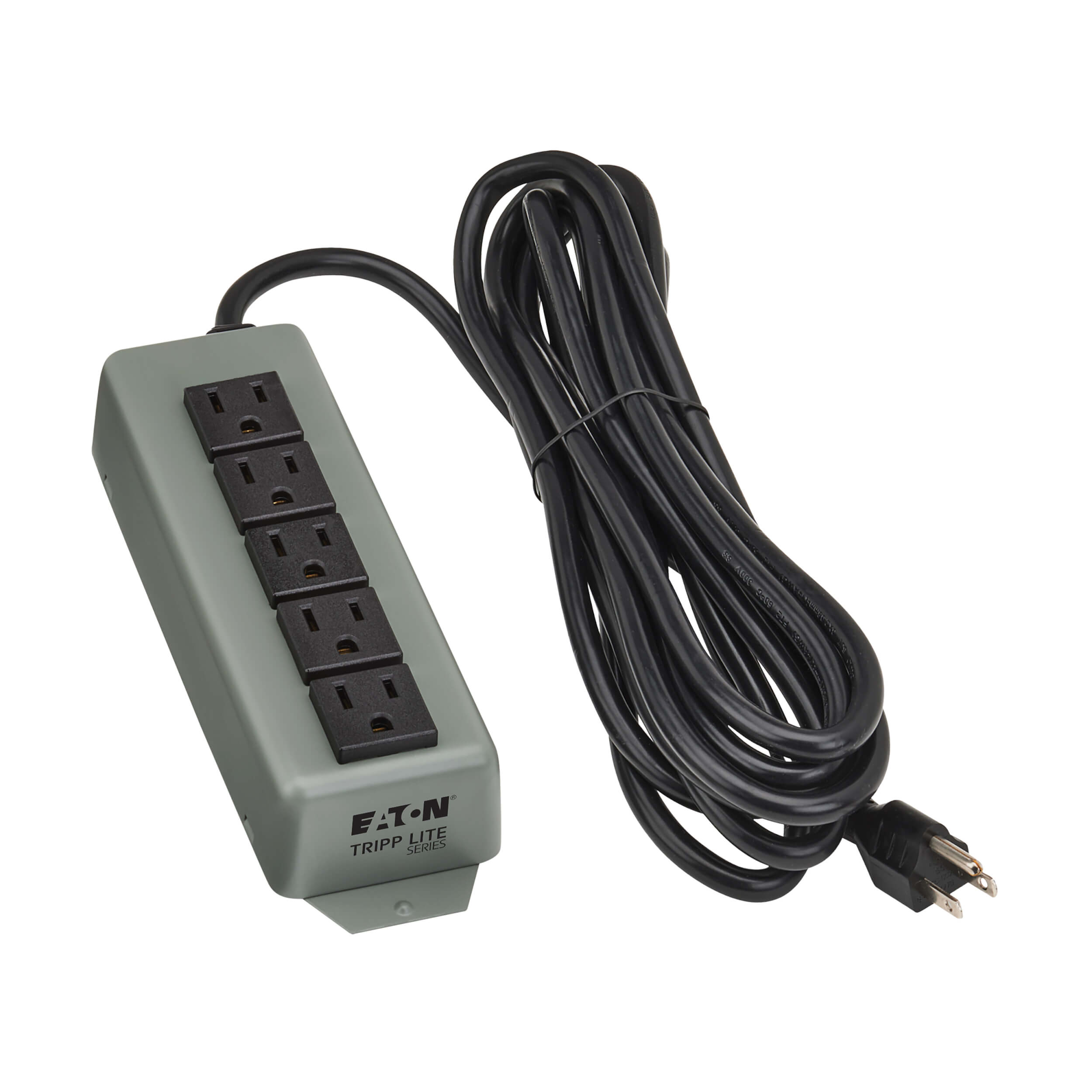 Waber Industrial Power Strip, 5-Outlet, 15 ft. Cord, Switchless | Eaton
