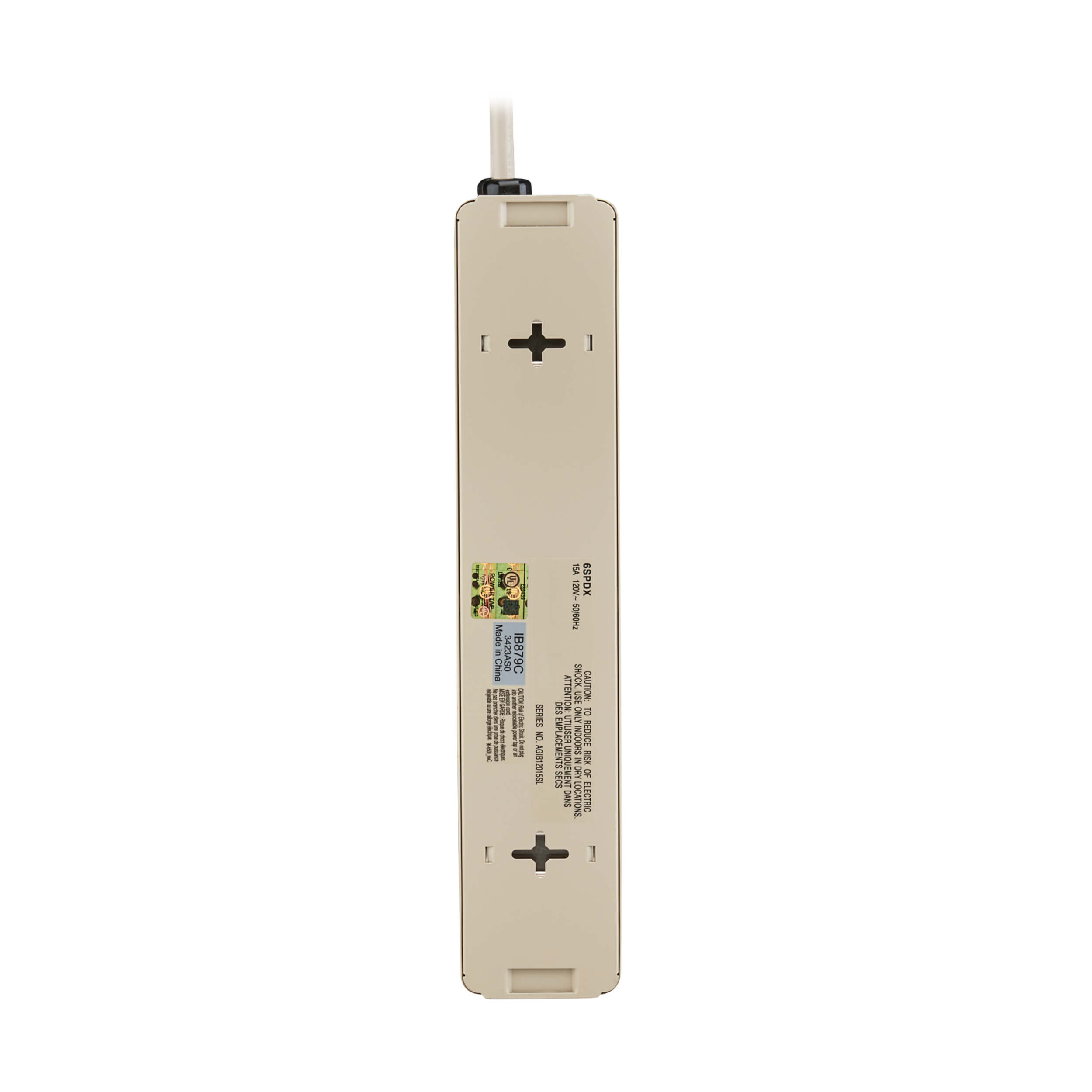 Waber Industrial Power Strip, 6-Outlet, 6-ft. Cord | Eaton