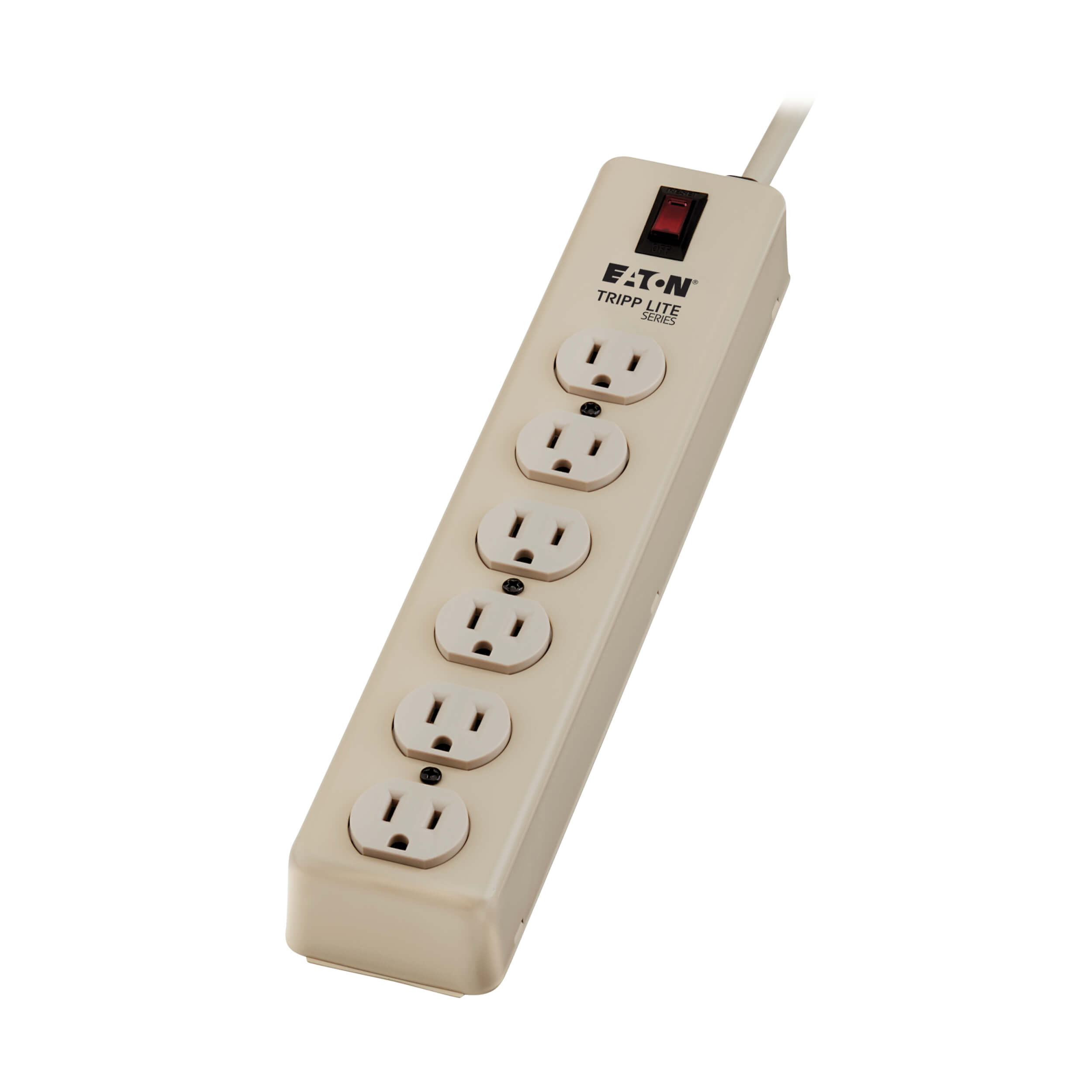 Waber Industrial Power Strip, 6-Outlet, 15 ft. Cord | Eaton