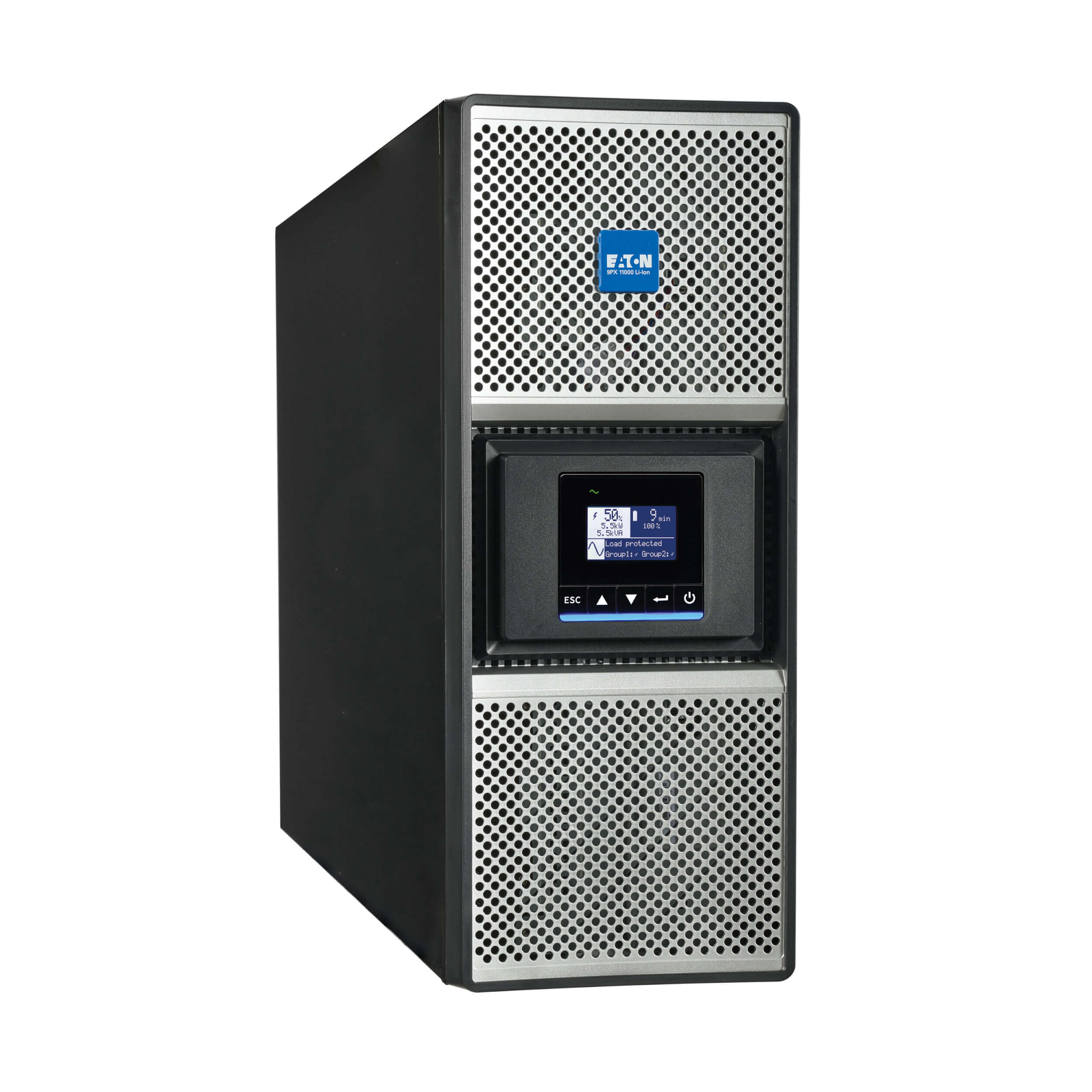 9PXG2 Double-Conversion UPS, Lithium-Ion 11kVA, 11kW, 208V, 4U | Eaton