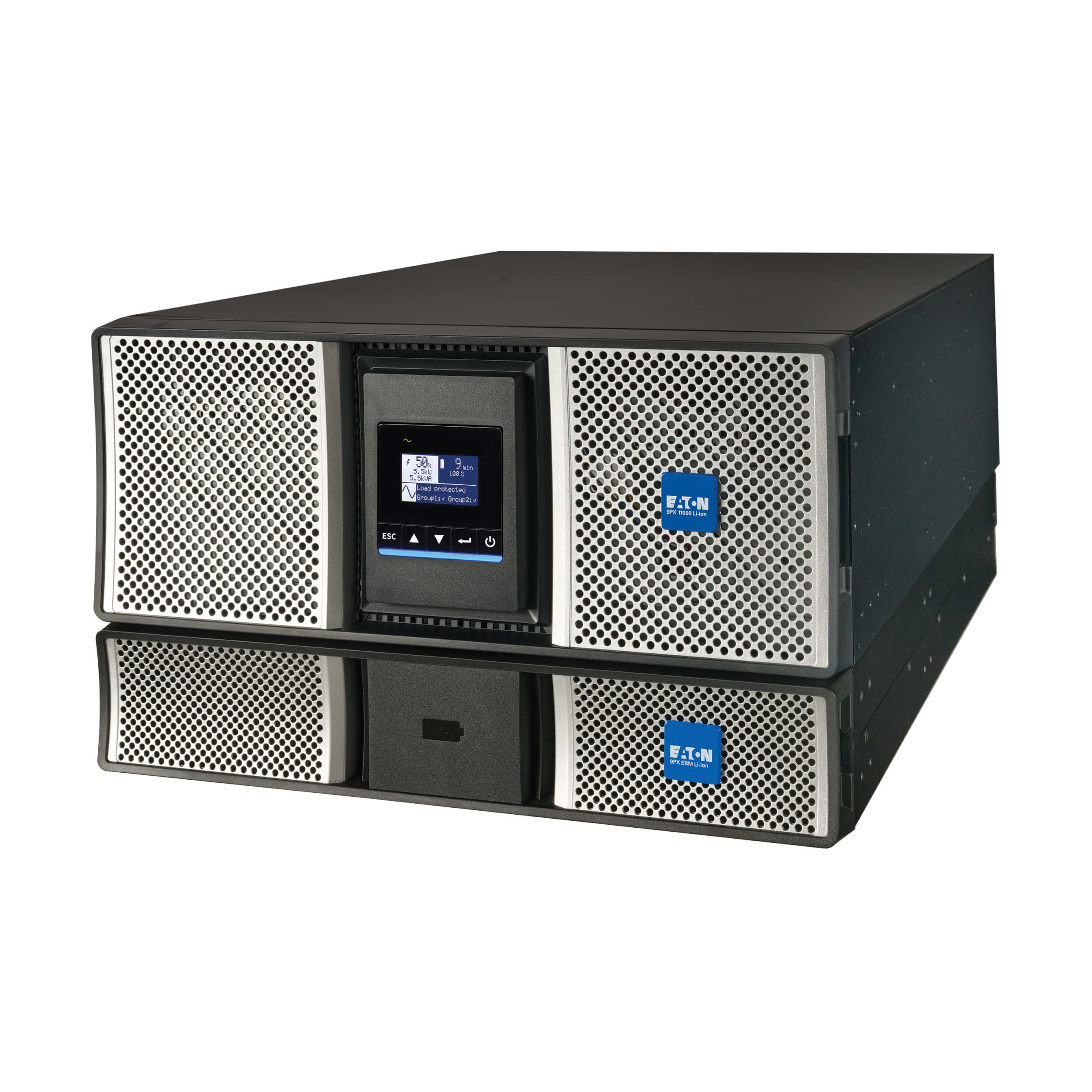 9PXG2 Double-Conversion UPS, Lithium-Ion 11kVA, 11kW, 208V, 4U | Eaton