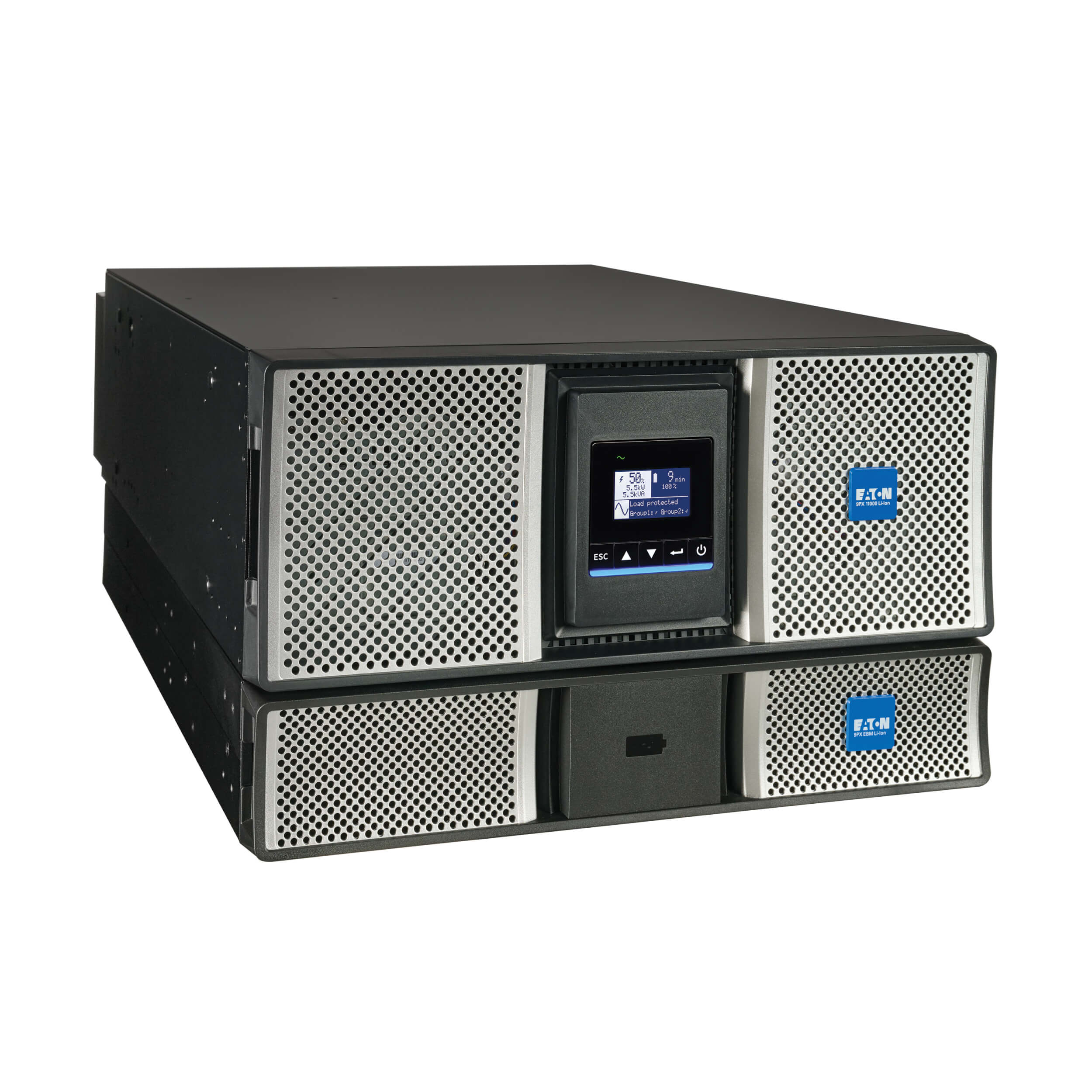 9PXG2 Double-Conversion UPS, Lithium-Ion 11kVA, 11kW, 208V, 4U | Eaton