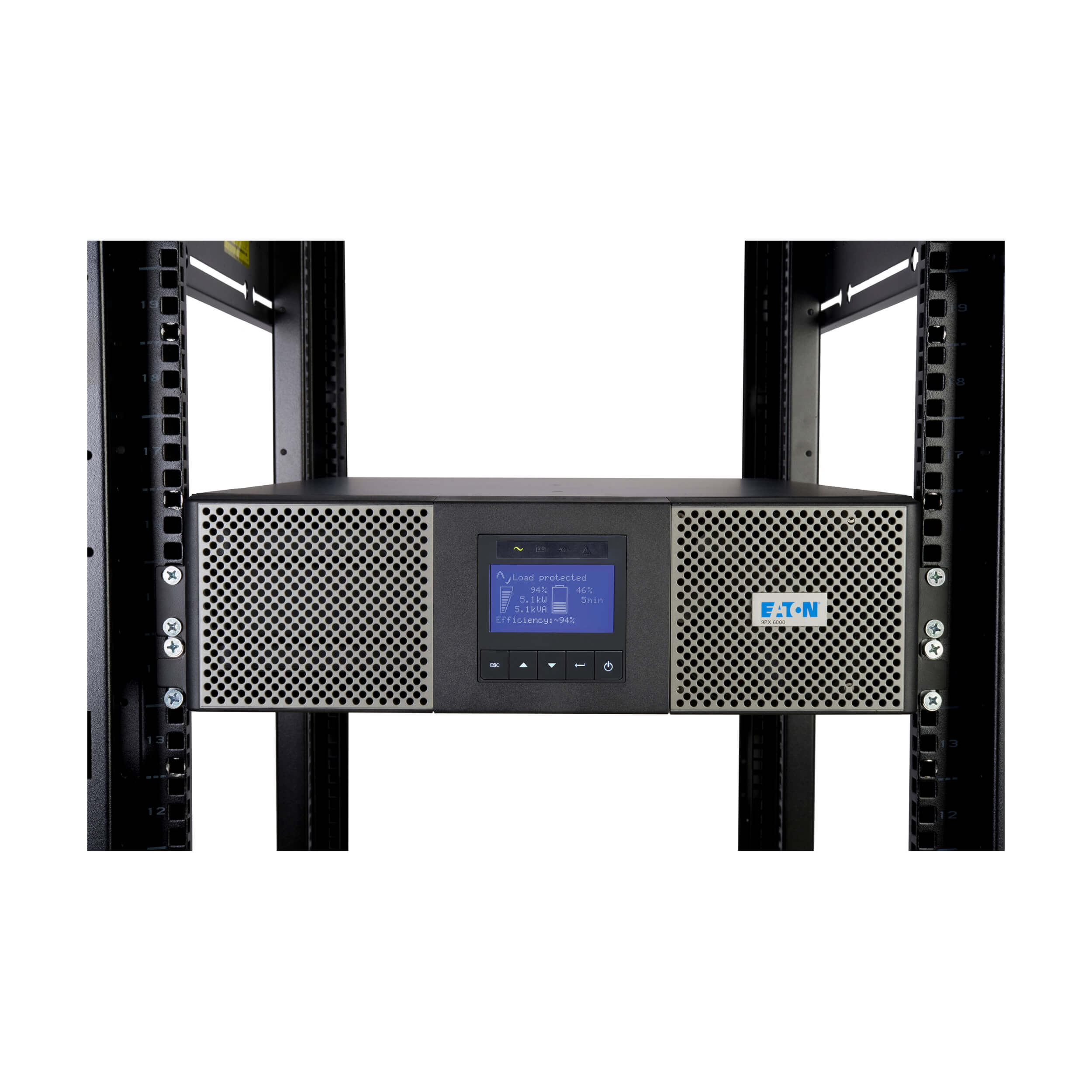 Eaton 9PX Double-Conversion UPS, 4500W, 120-240V, Hardwired, 6U | Eaton