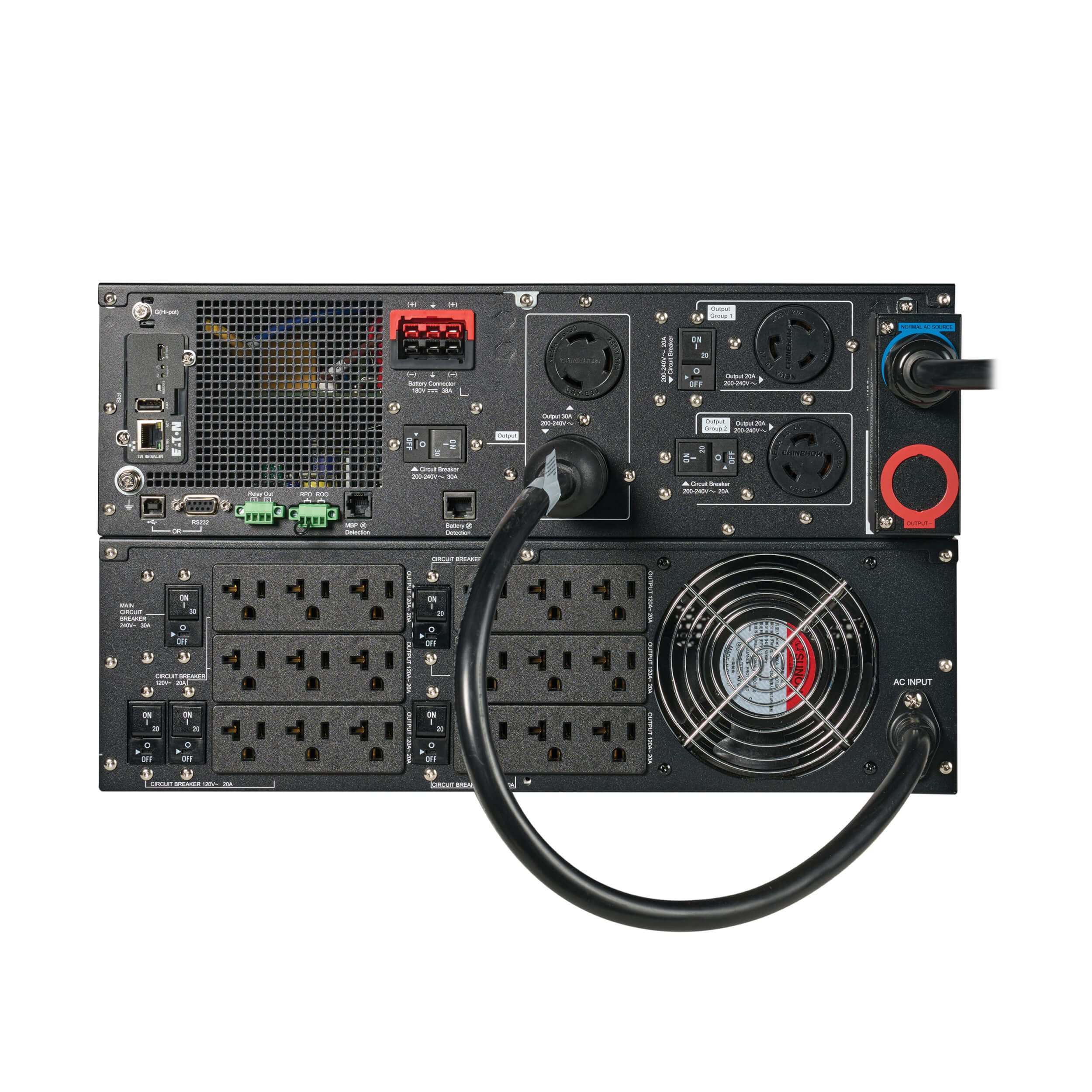 Eaton 9PXG2 Double-Conversion UPS, 5000W, 120V, 208V, Ext Run, 6U | Eaton