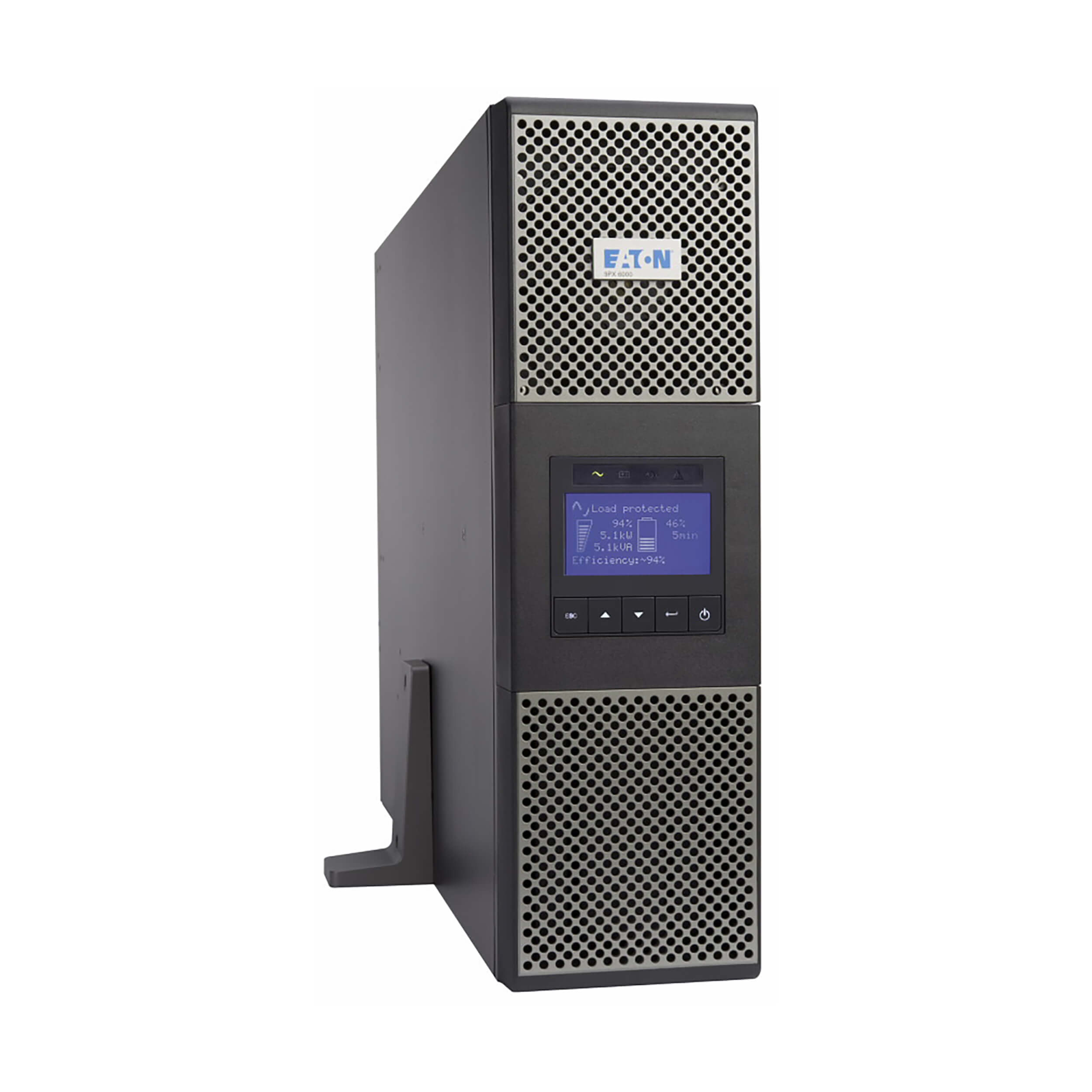 Eaton 9PX Double-Conversion UPS, 5400W, 208V, L6, 3U | Eaton