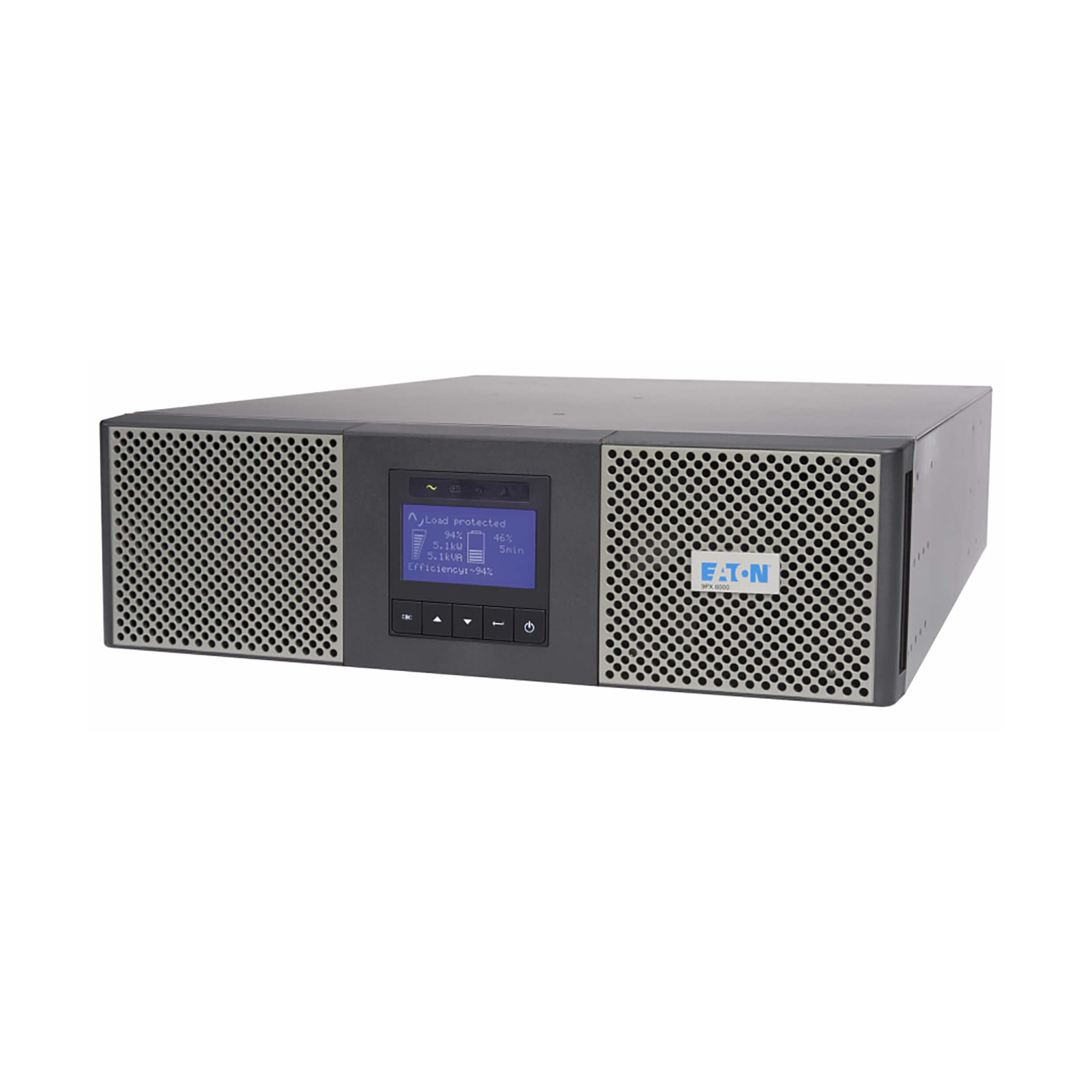 Eaton 9PX Double-Conversion UPS, 5400W, 208V, L6, 3U | Eaton