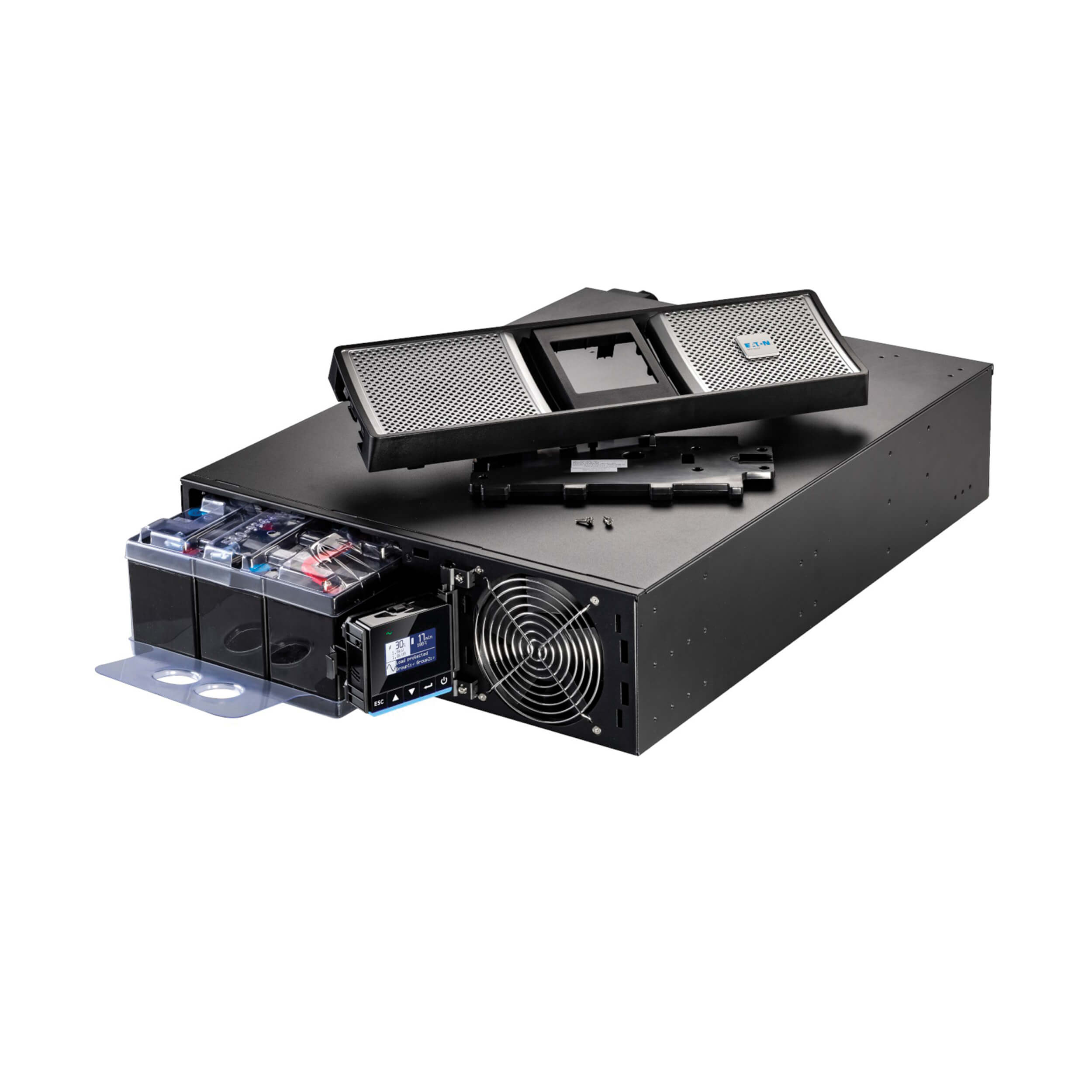 Eaton 9PXG2 Double-Conversion UPS, 5400W, Hardwired Input, 6U | Eaton