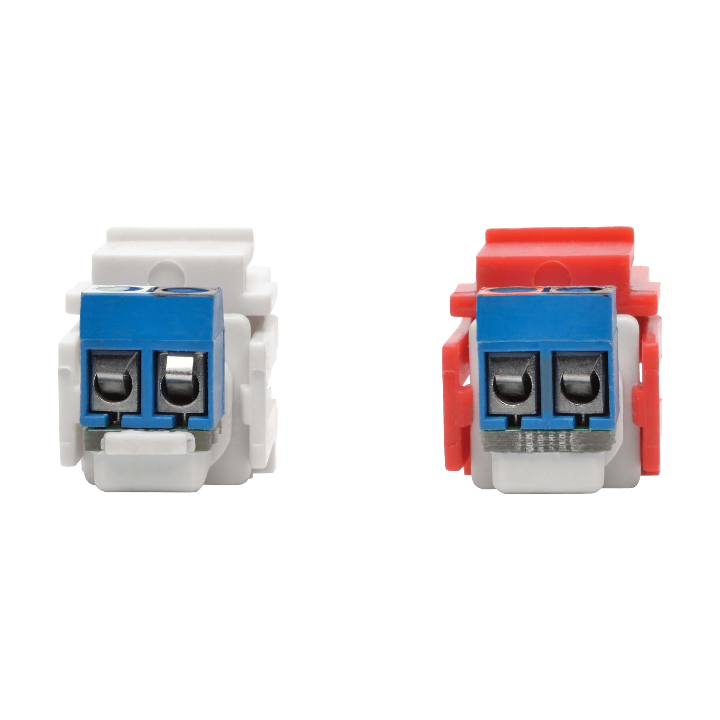 RCA Female Audio to Screw Terminal Keystone Jack Kit, Red/White | Eaton