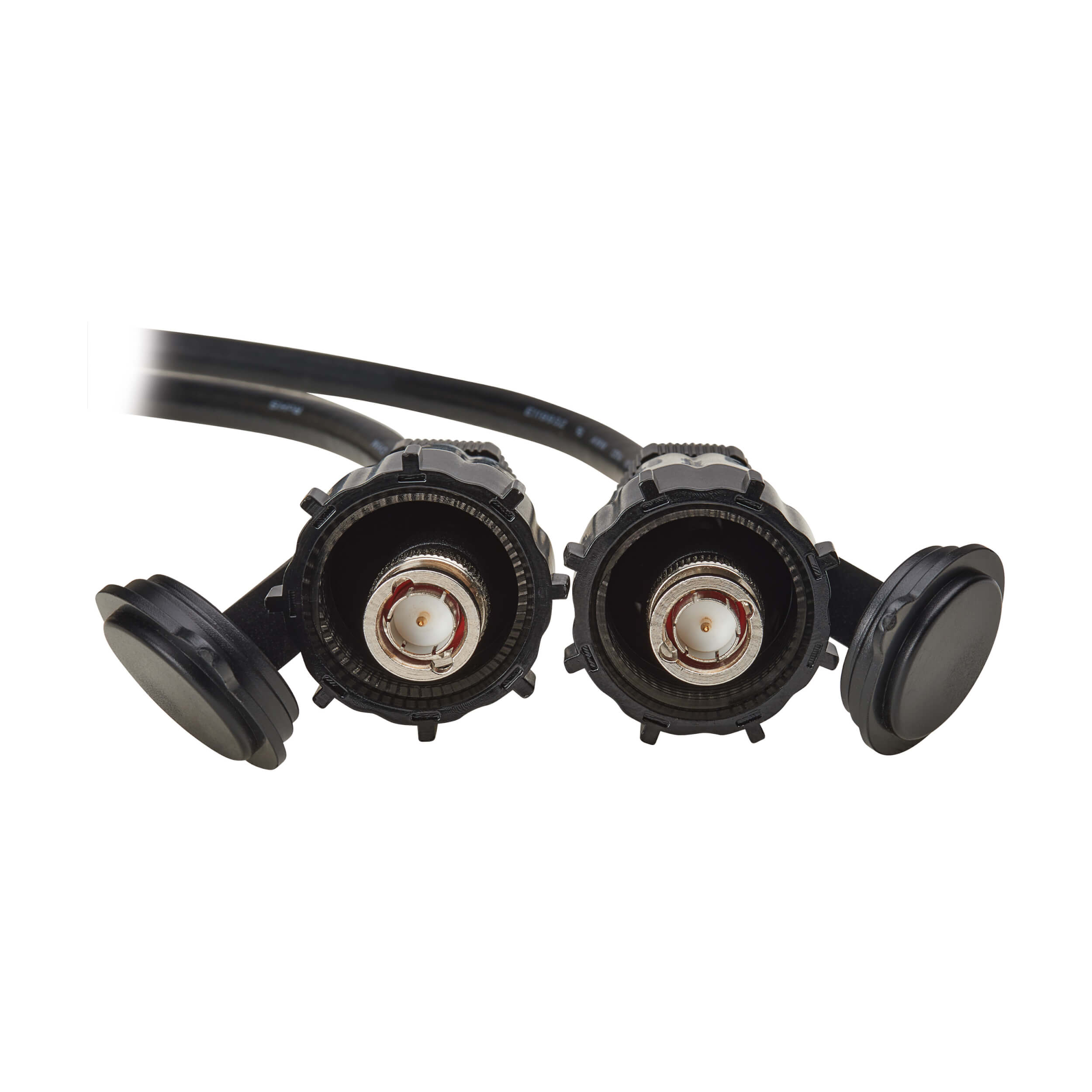 Rigid Industrial RF Coaxial Cable, BNC Connectors, 10ft, IP68 | Eaton