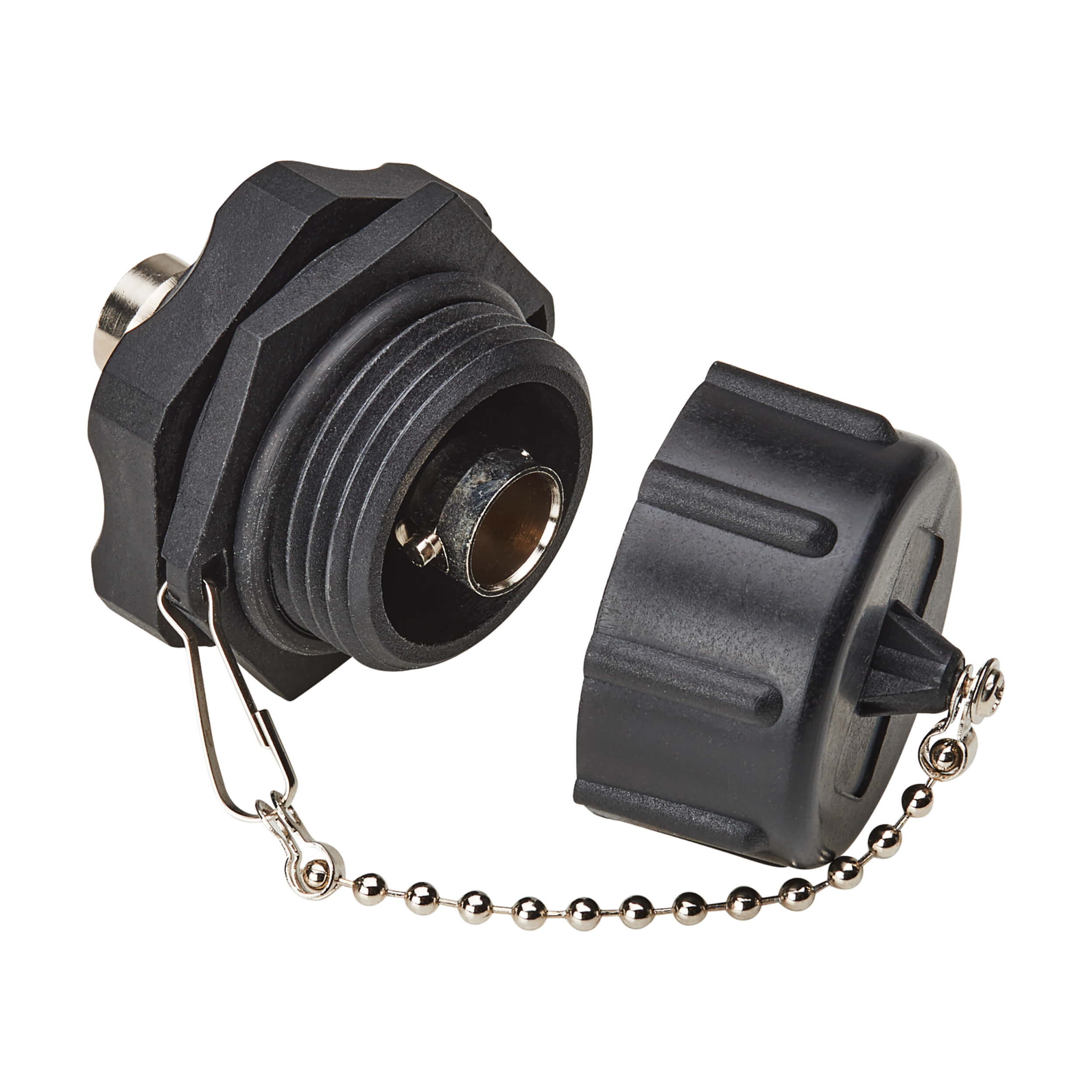 Rigid Industrial BNC Female Adapter, IP68, Black | Eaton