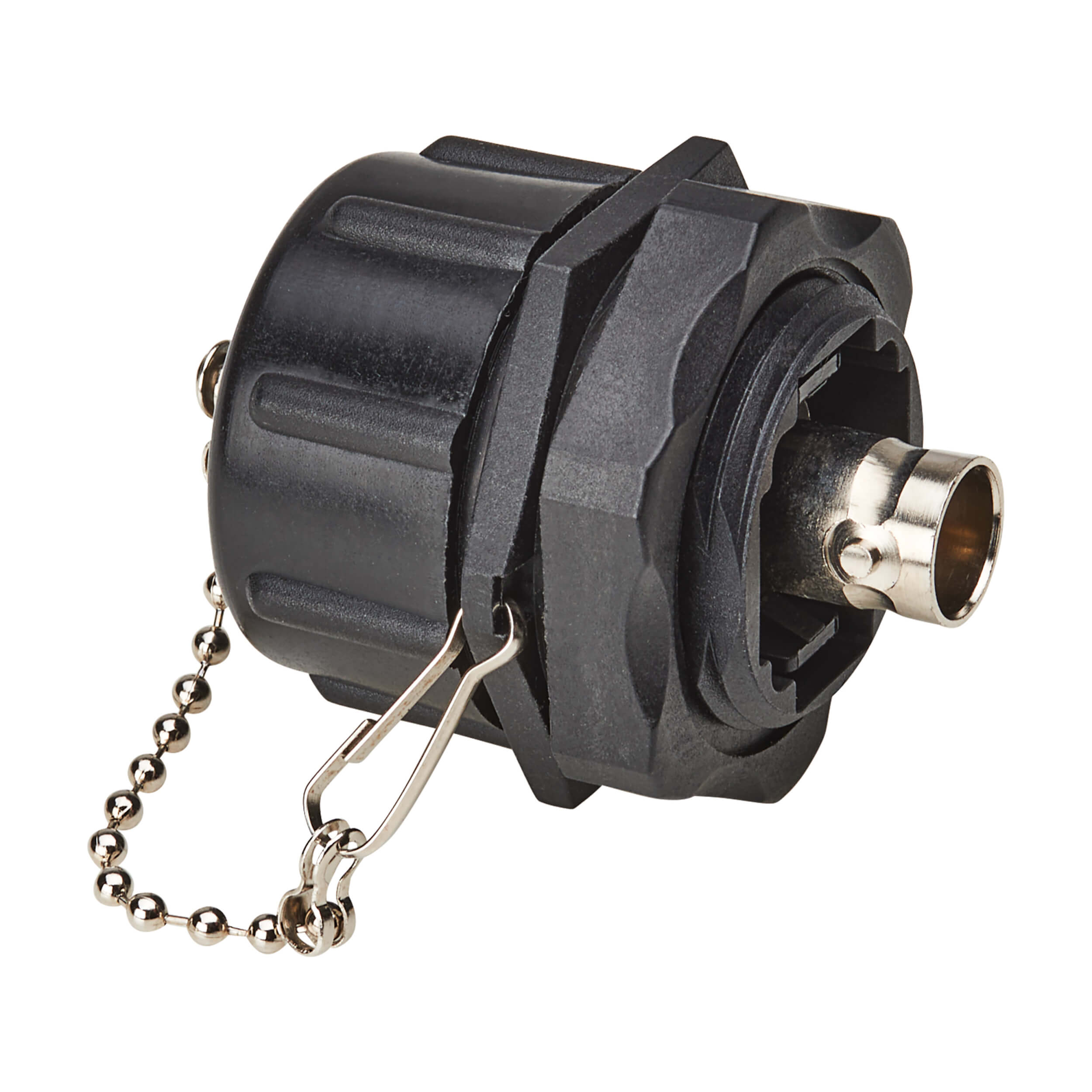 Rigid Industrial BNC Female Adapter, IP68, Black | Eaton