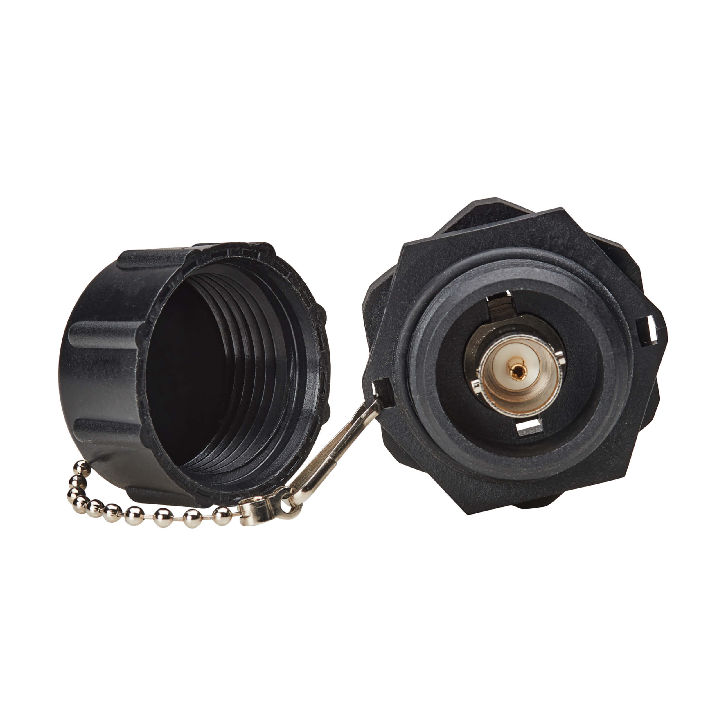 Rigid Industrial BNC Female Adapter, IP68, Black | Eaton