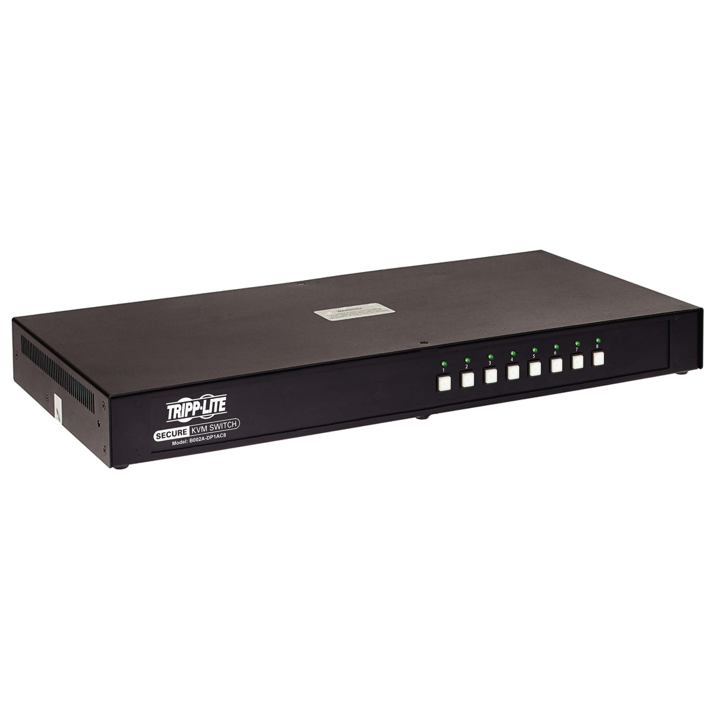 Secure NIAP KVM Switch, Displayport, 8-Port, Audio, CAC Support | Eaton