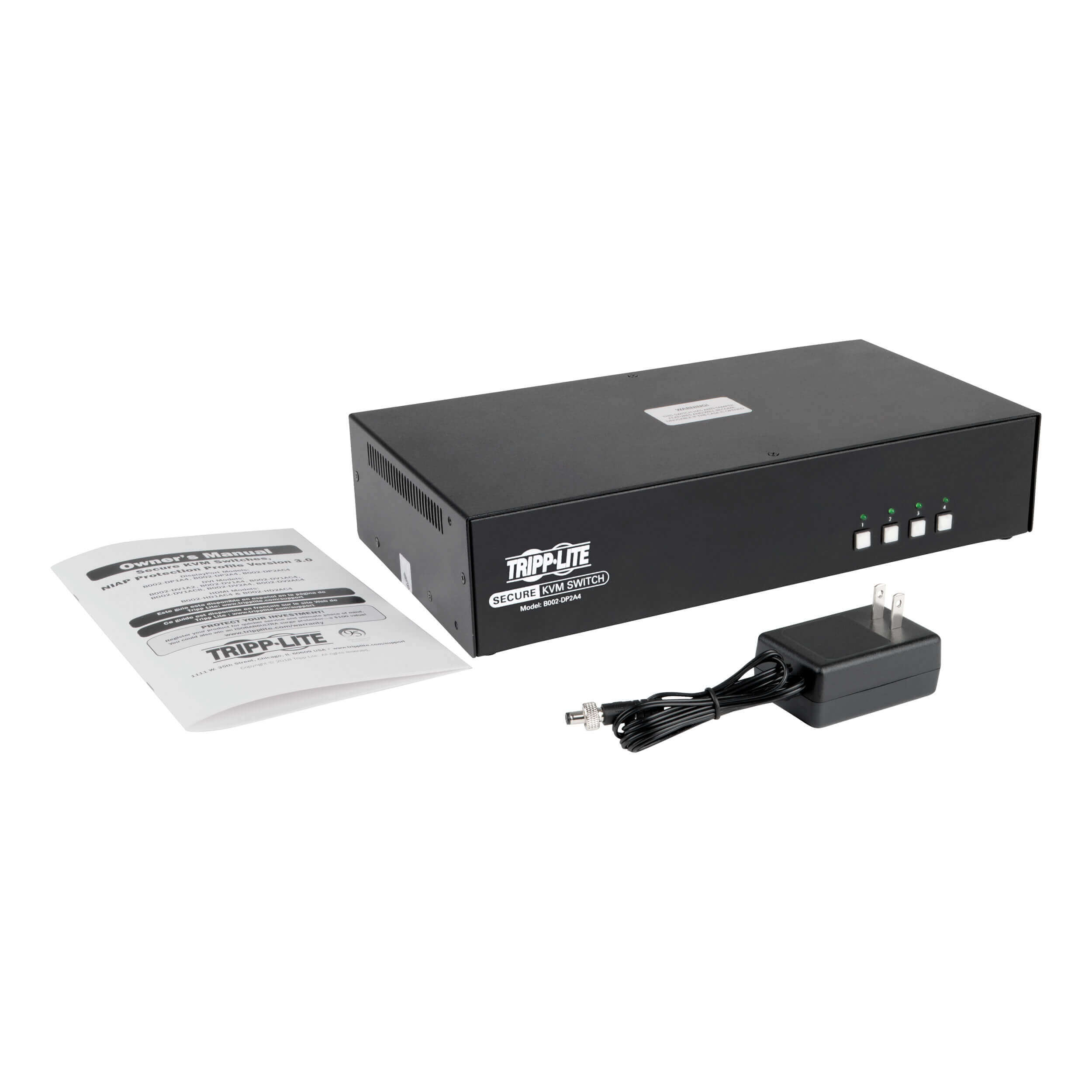 Secure NIAP KVM Switch, Dual Monitor, Displayport, Audio | Eaton