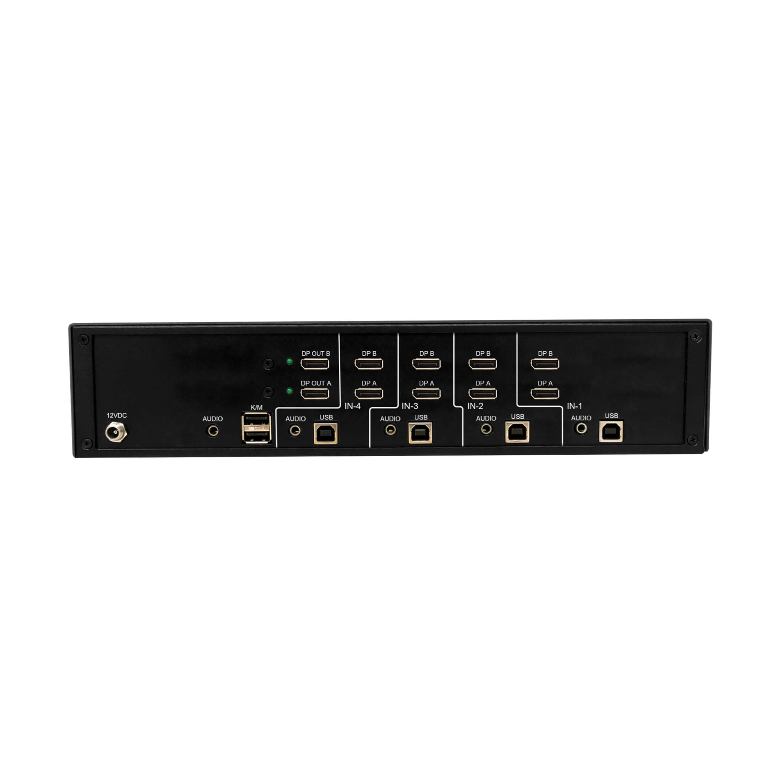 Secure KVM Switch, 4-Port, Dual Head, 4K DisplayPort , CAC, NIAP | Eaton