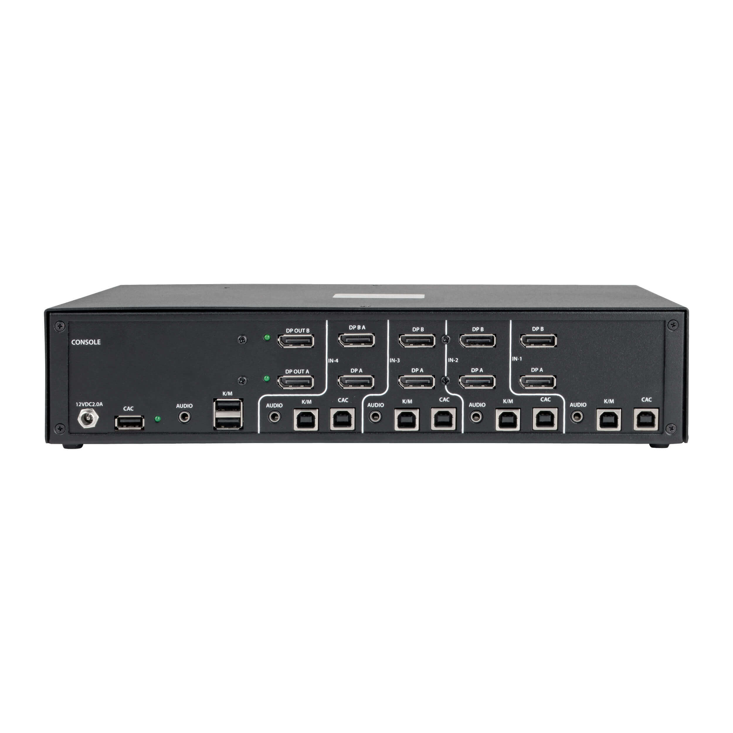 Secure NIAP KVM Switch, DP-to-DP, 4-Port, 4K, Audio | Eaton