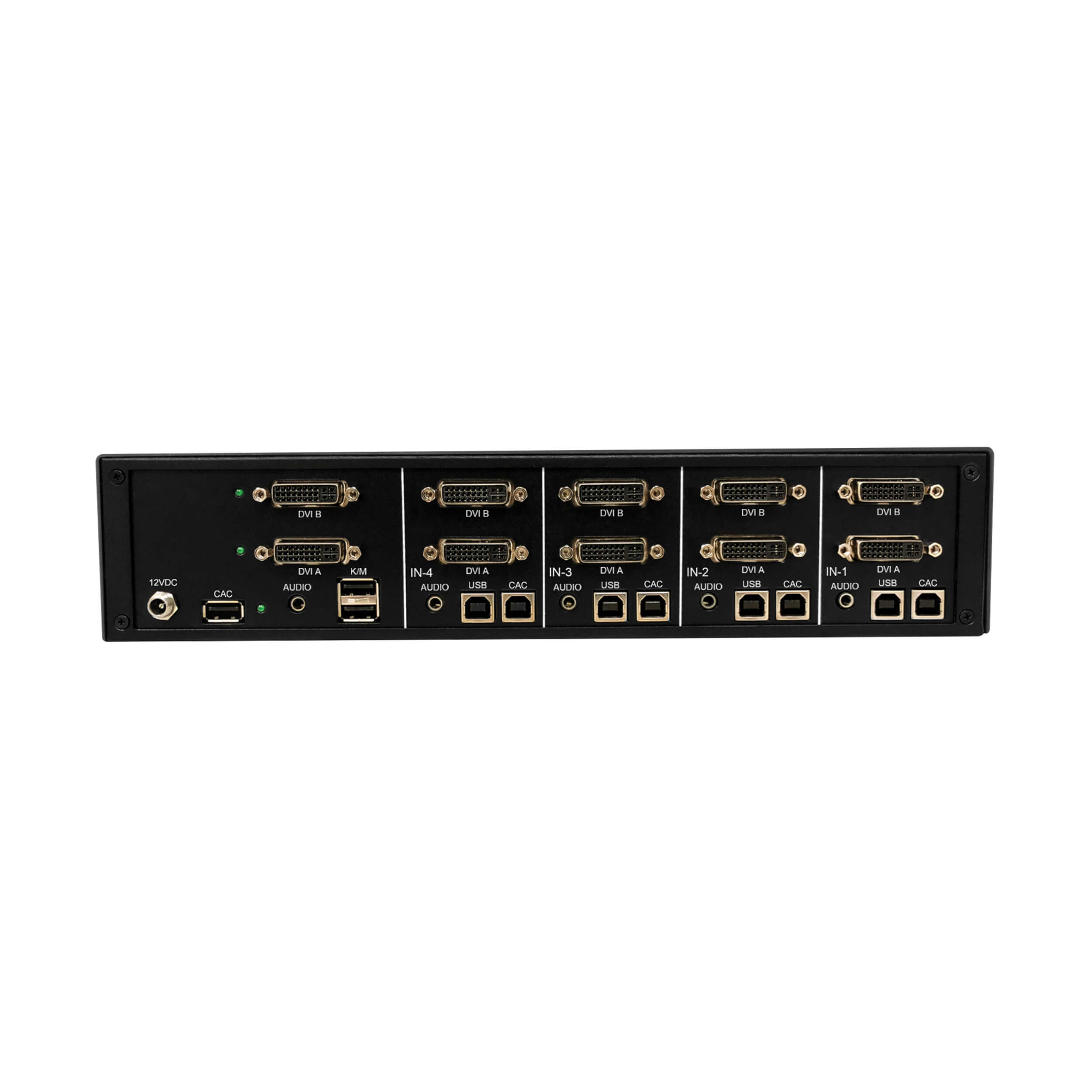 Secure KVM Switch, 4-Port, Dual Head, DVI, CAC, NIAP, TAA | Eaton