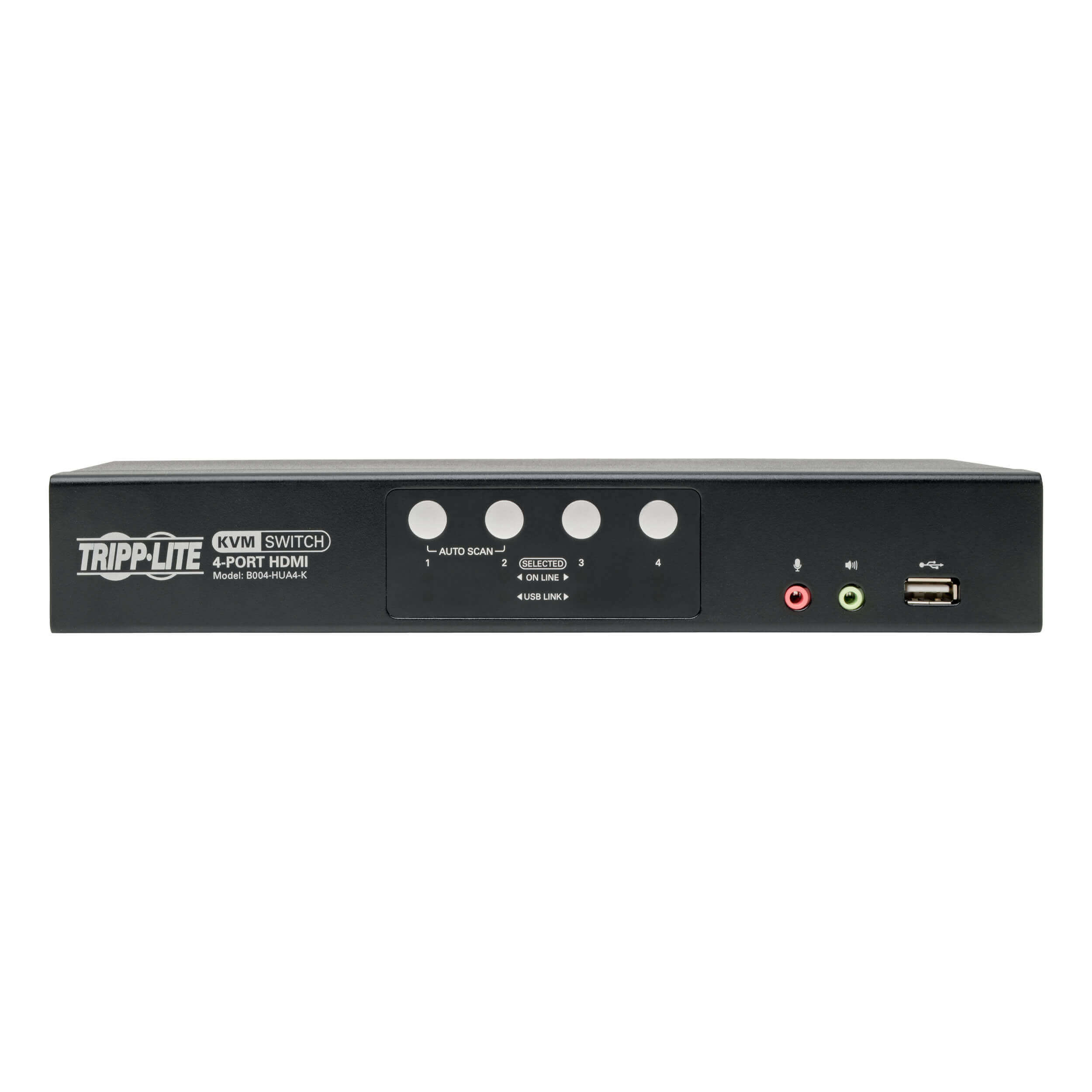 4-Port HDMI USB KVM Switch, Audio, Video, USB Sharing | Eaton