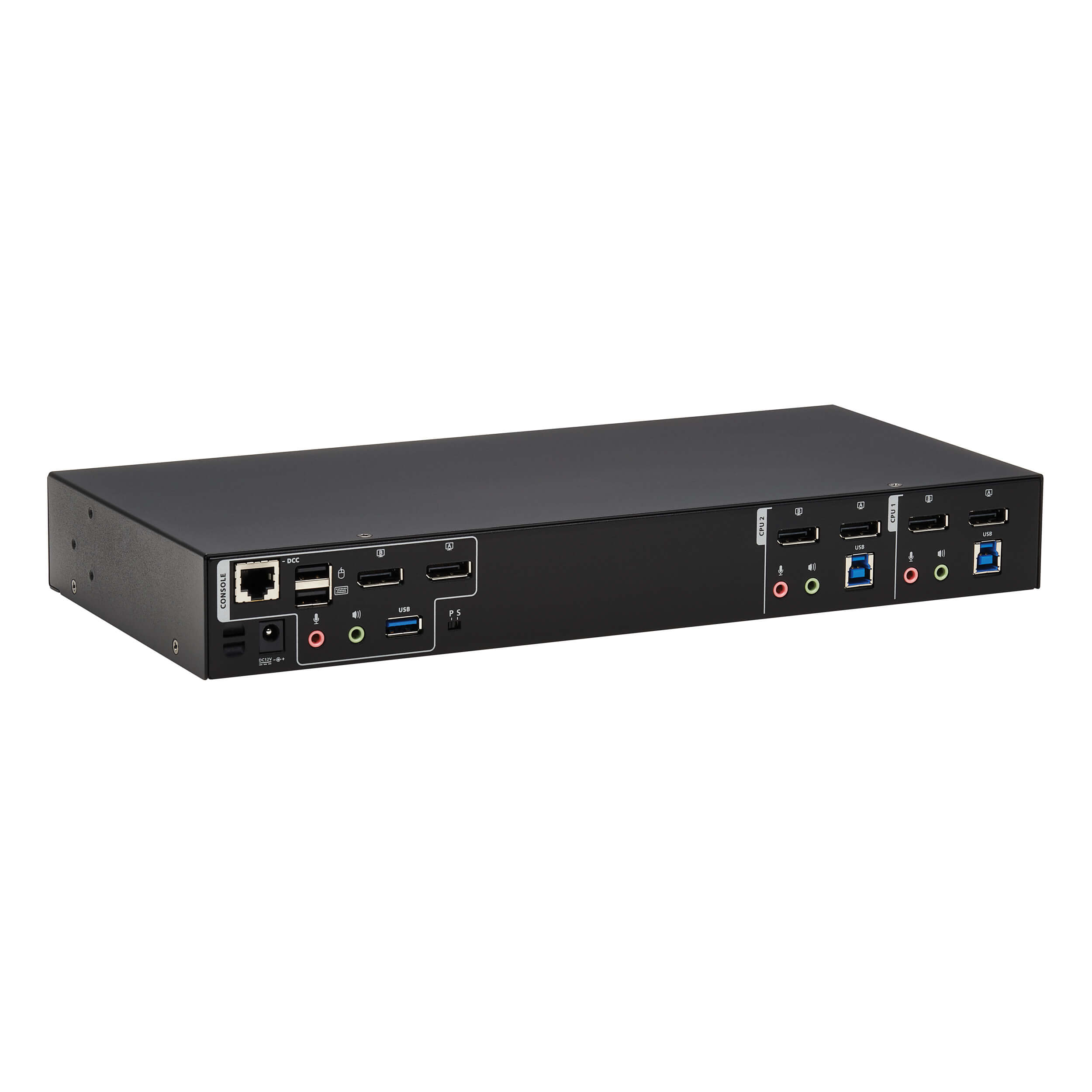 2-Port KVM USB 3.1 Gen 1, 4K DisplayPort, Dual Display | Eaton