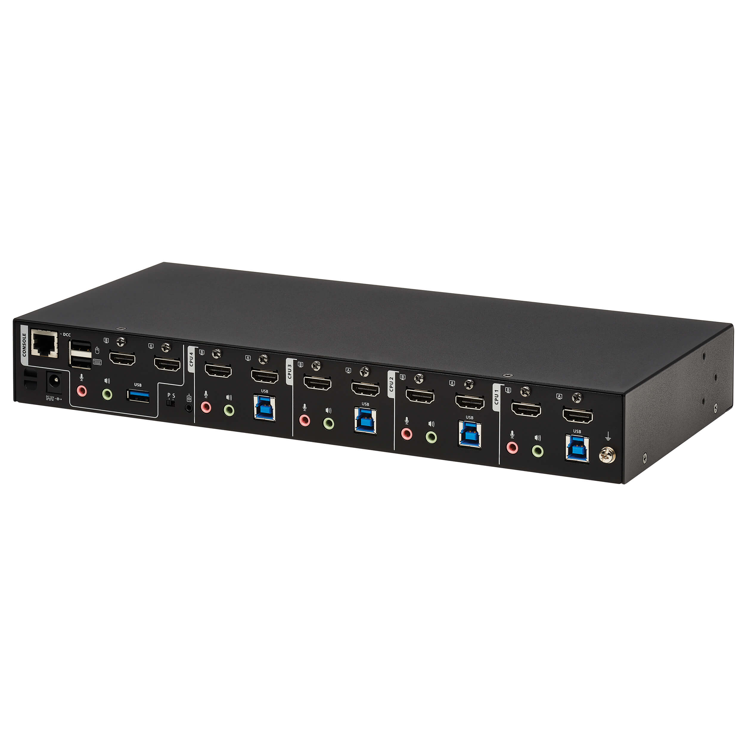 4-Port KVM USB 3.0, 4K HDMI, Dual Display | Eaton