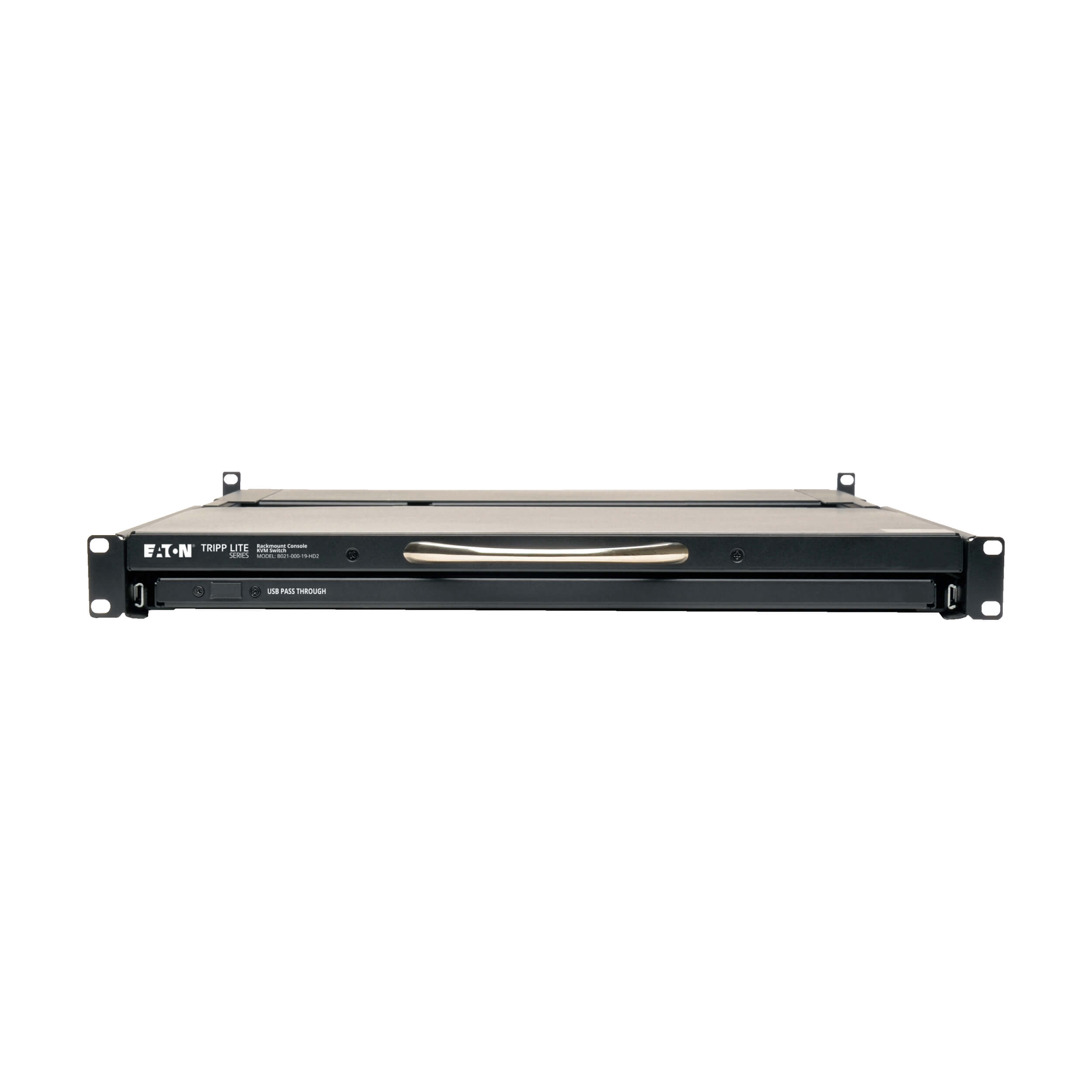 1U Console with 19 in. LCD, 1920 x 1080 (1080p), DVI or VGA Video | Eaton