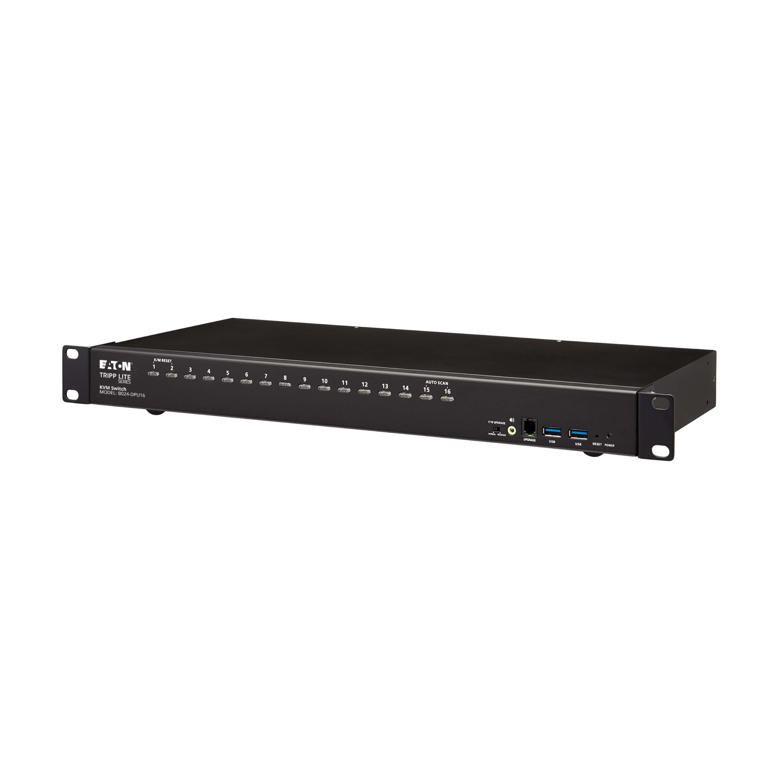 16-Port Rack Mount DP/USB KVM Switch, 1U | Eaton