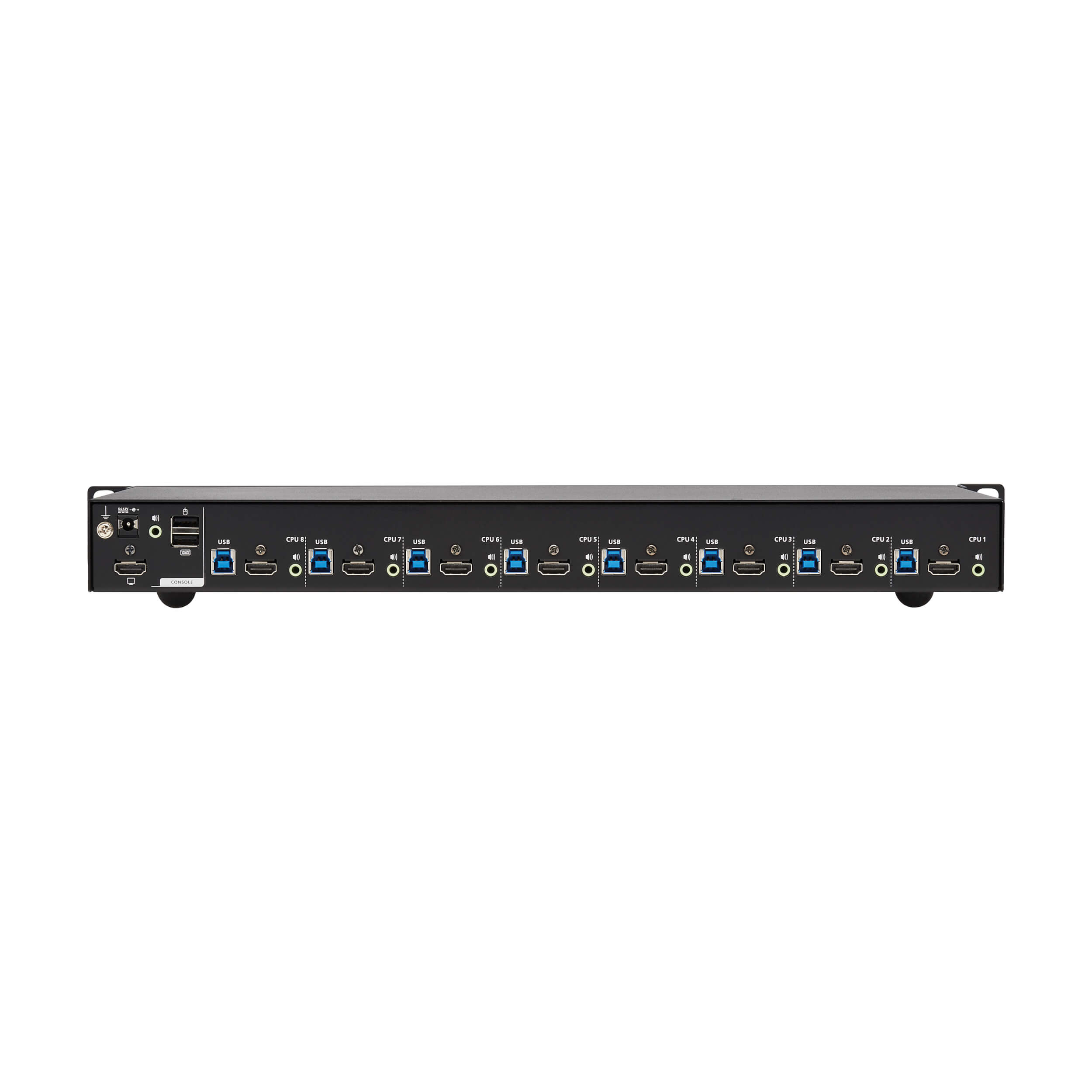 8-Port HDMI KVM Switch with USB 3.0 Peripheral Sharing, 4K 60Hz, 1U | Eaton