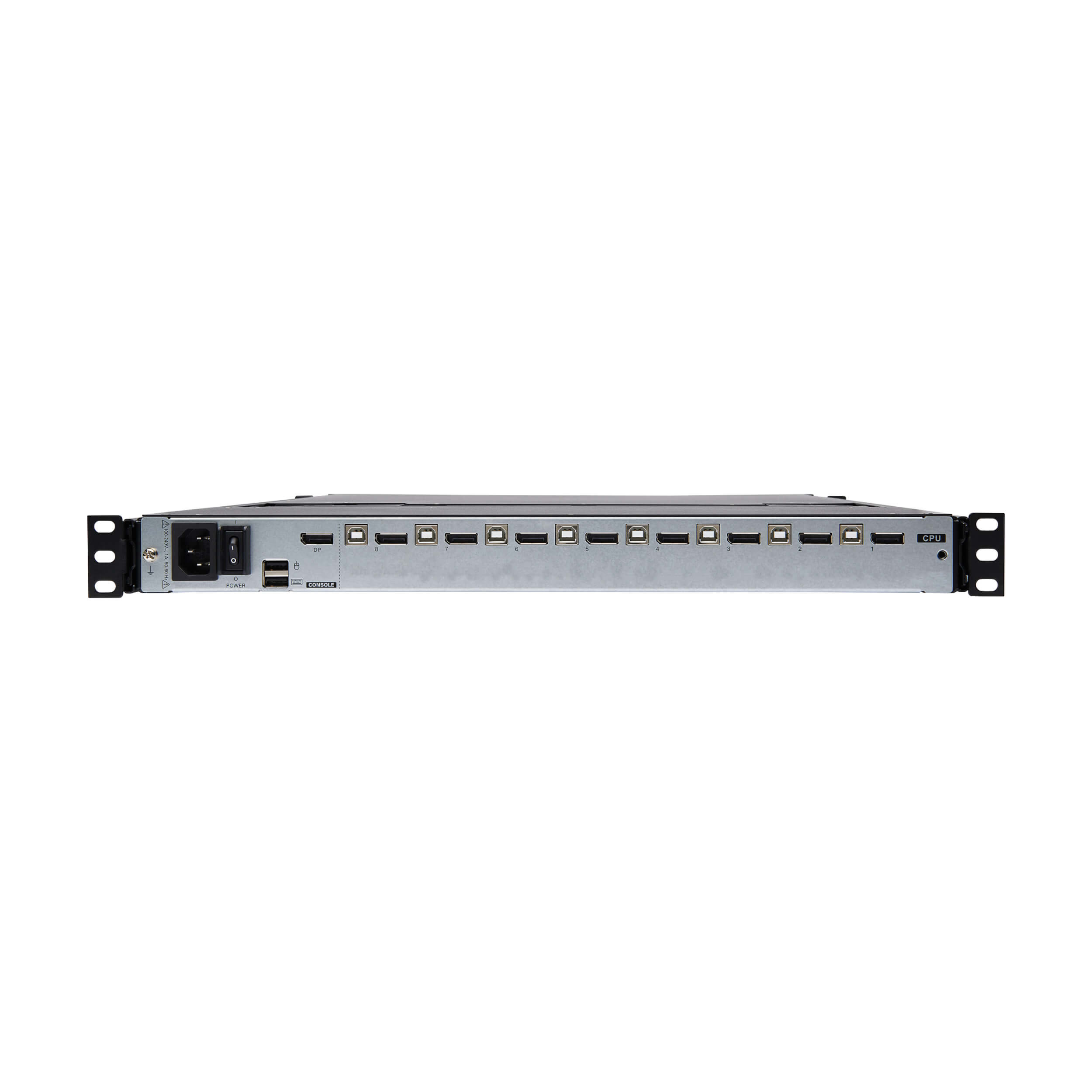 8-Port KVM Switch Console, DisplayPort , 17 in. LCD, 1U | Eaton