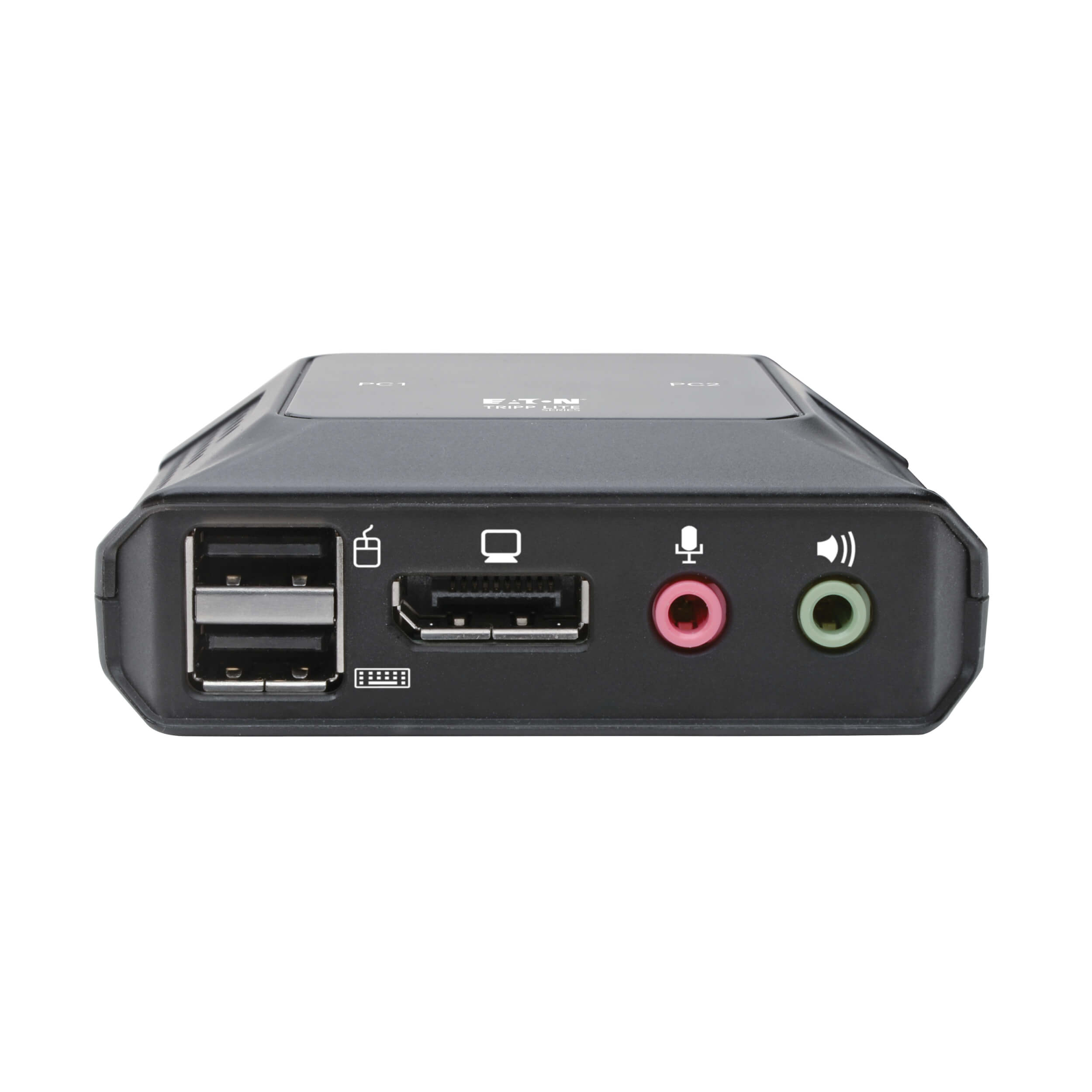 2-Port DisplayPort USB KVM Switch, Audio Video Cables, USB | Eaton