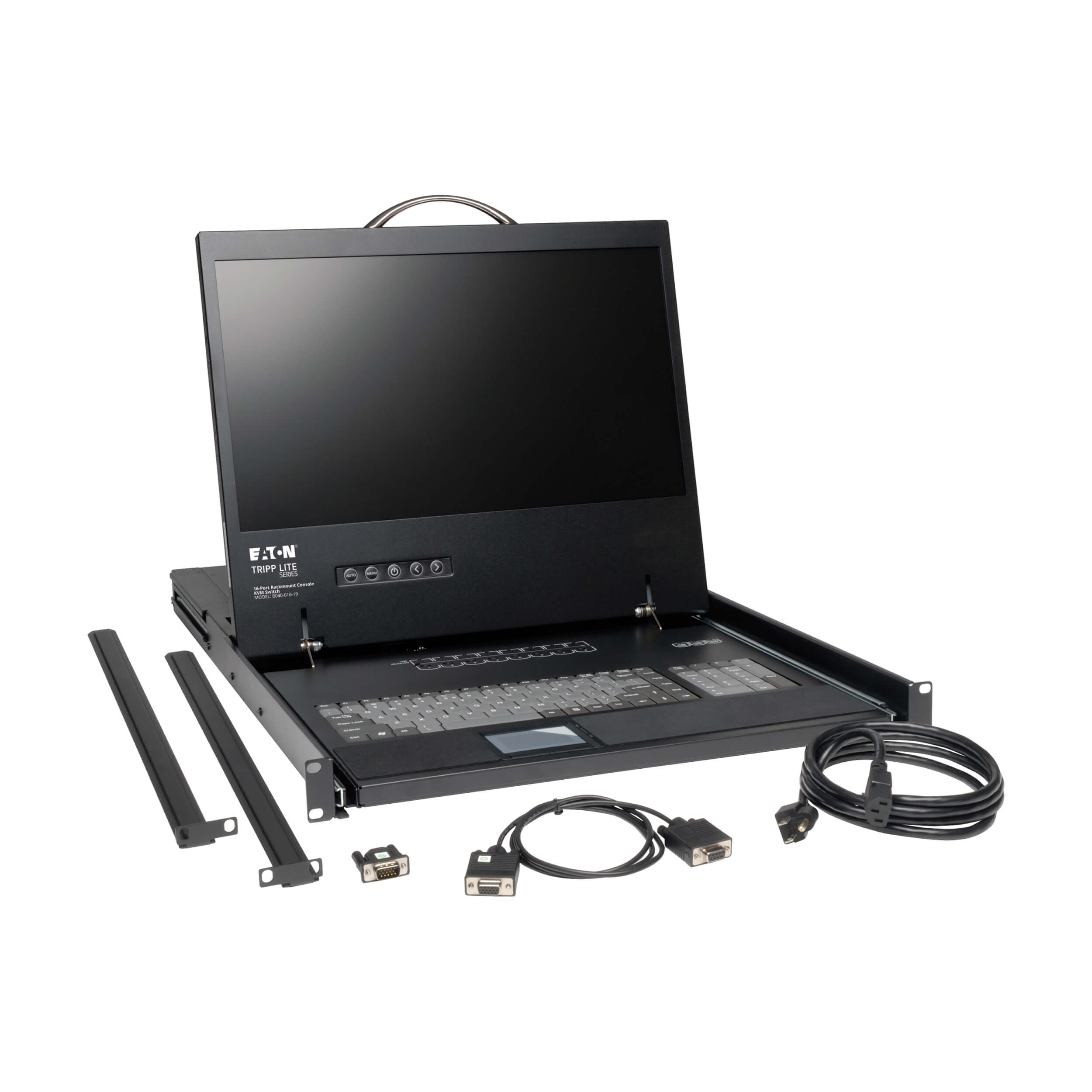 NetController 16-Port 1U Console KVM Switch with 19-in. LCD | Eaton