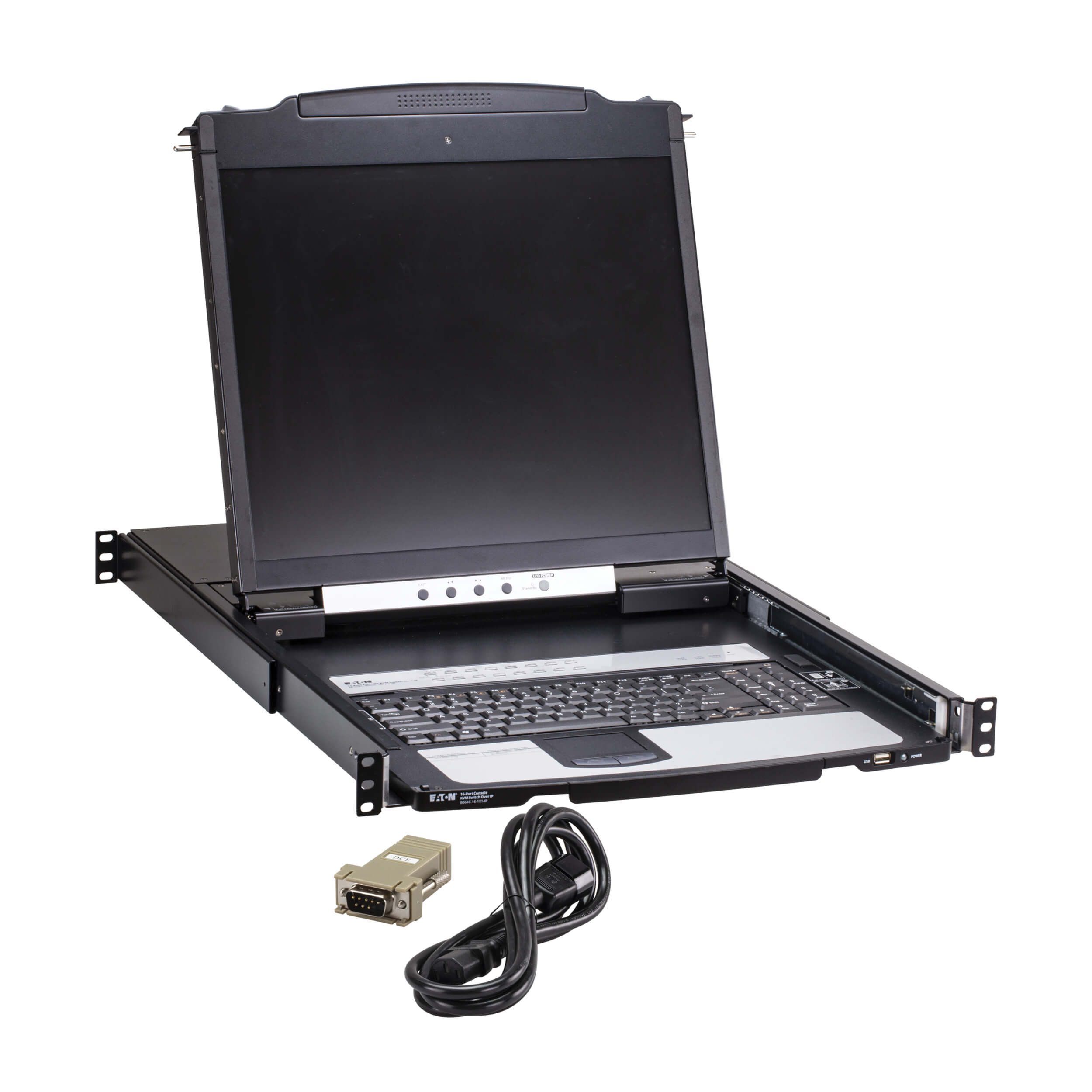 16-Port Cat5 KVM Switch, IP, 1 Remote, 1 Local, 1U, TAA | Eaton