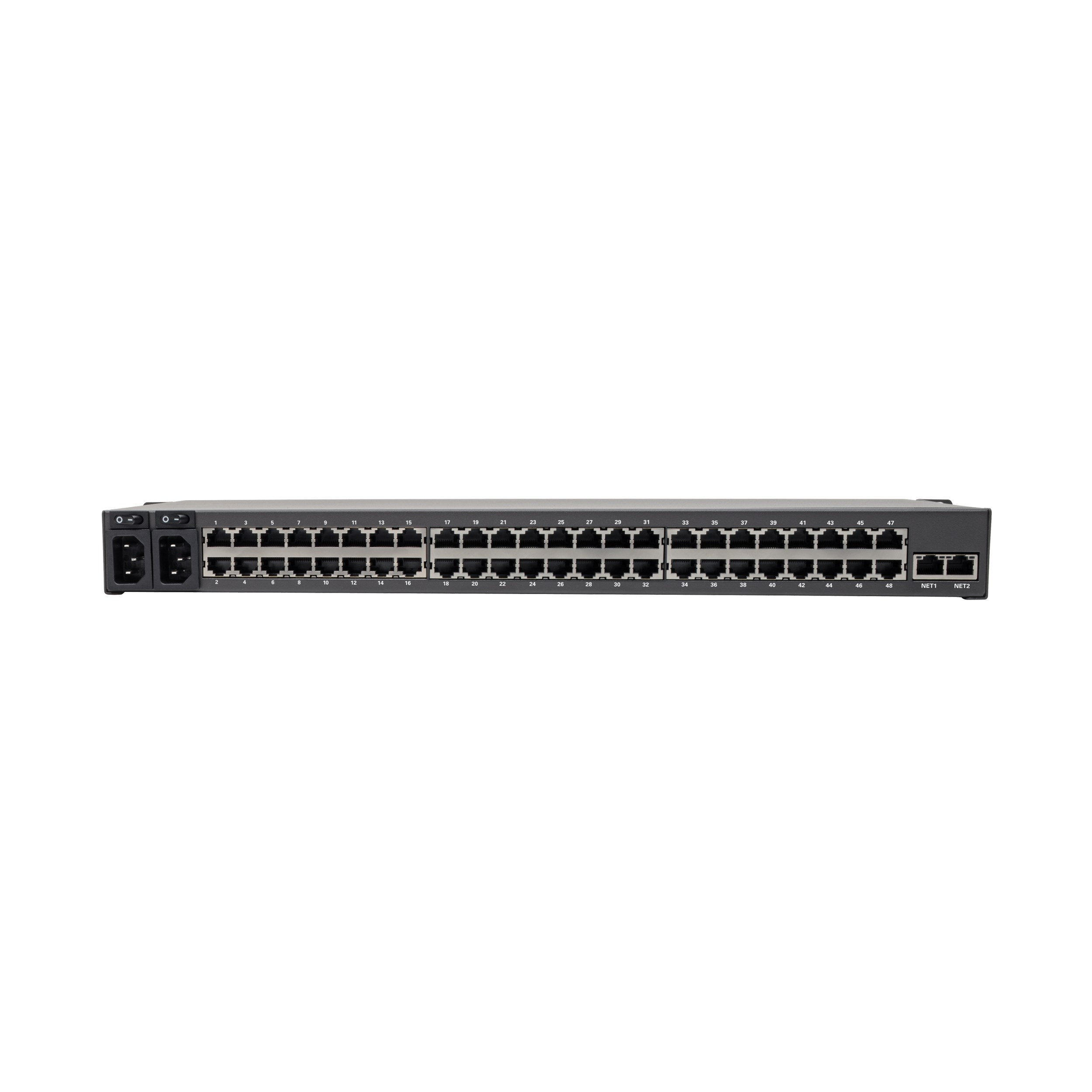 48 Port Serial Console Server, USB Ports (2), 1U, TAA | Eaton