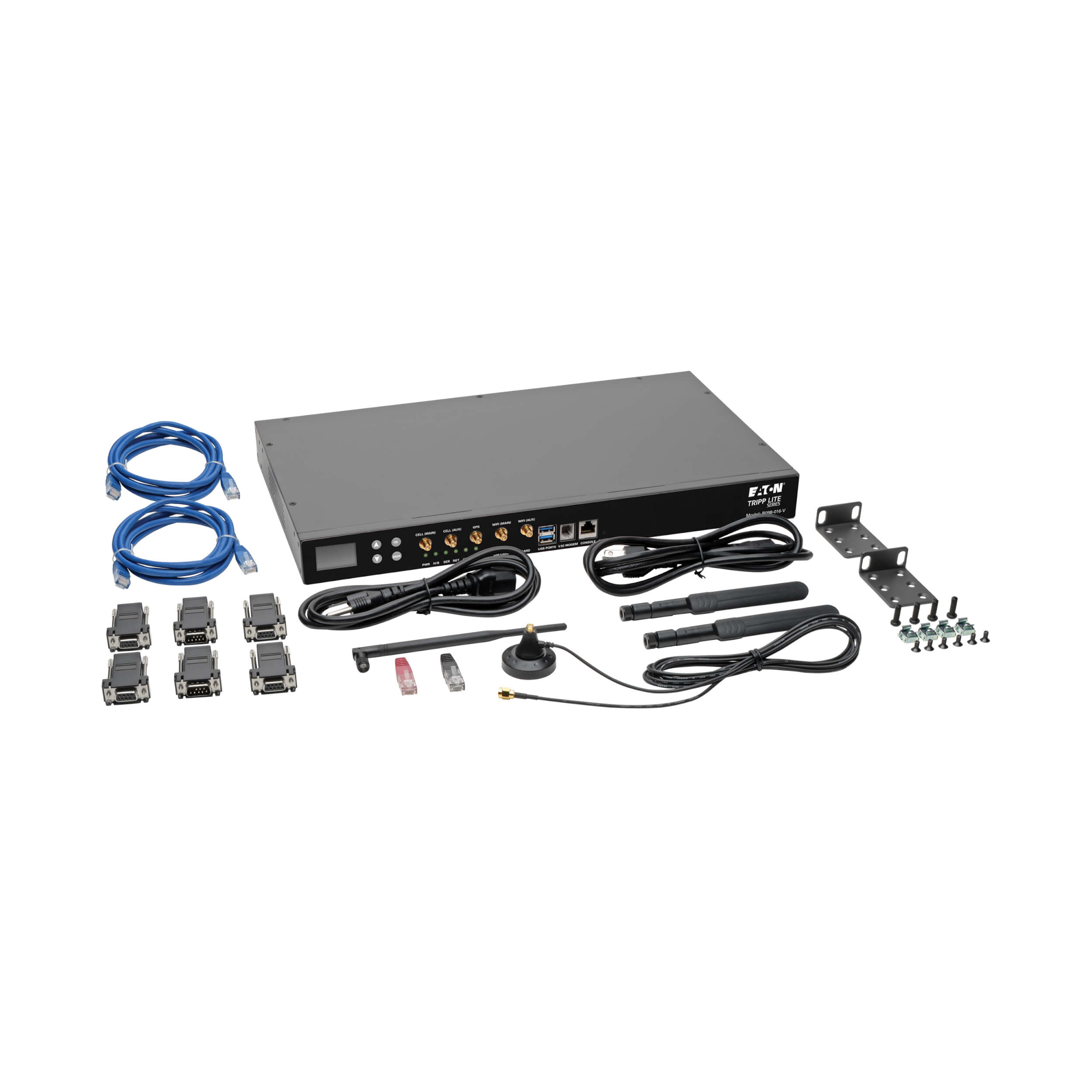 16 Port Serial Console Server, USB Ports (2), 4G LTE, TAA | Eaton
