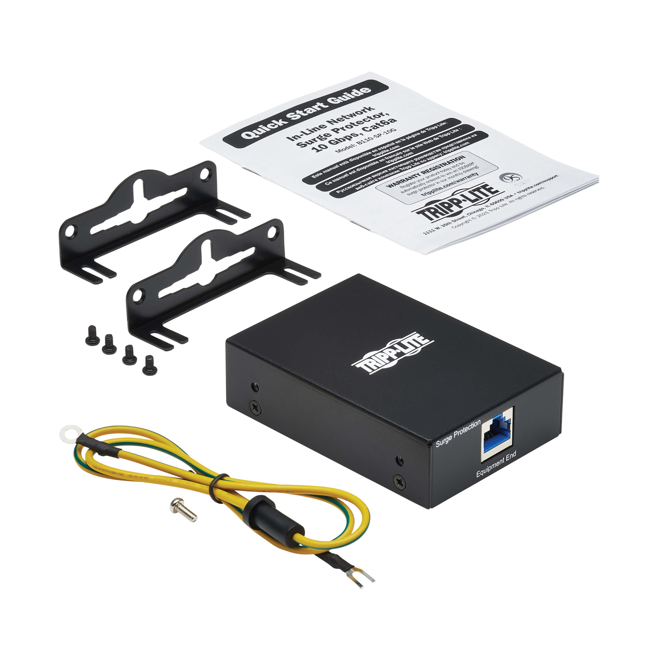 In-Line Network Surge Protector - 10Gbps, Cat6a | Eaton