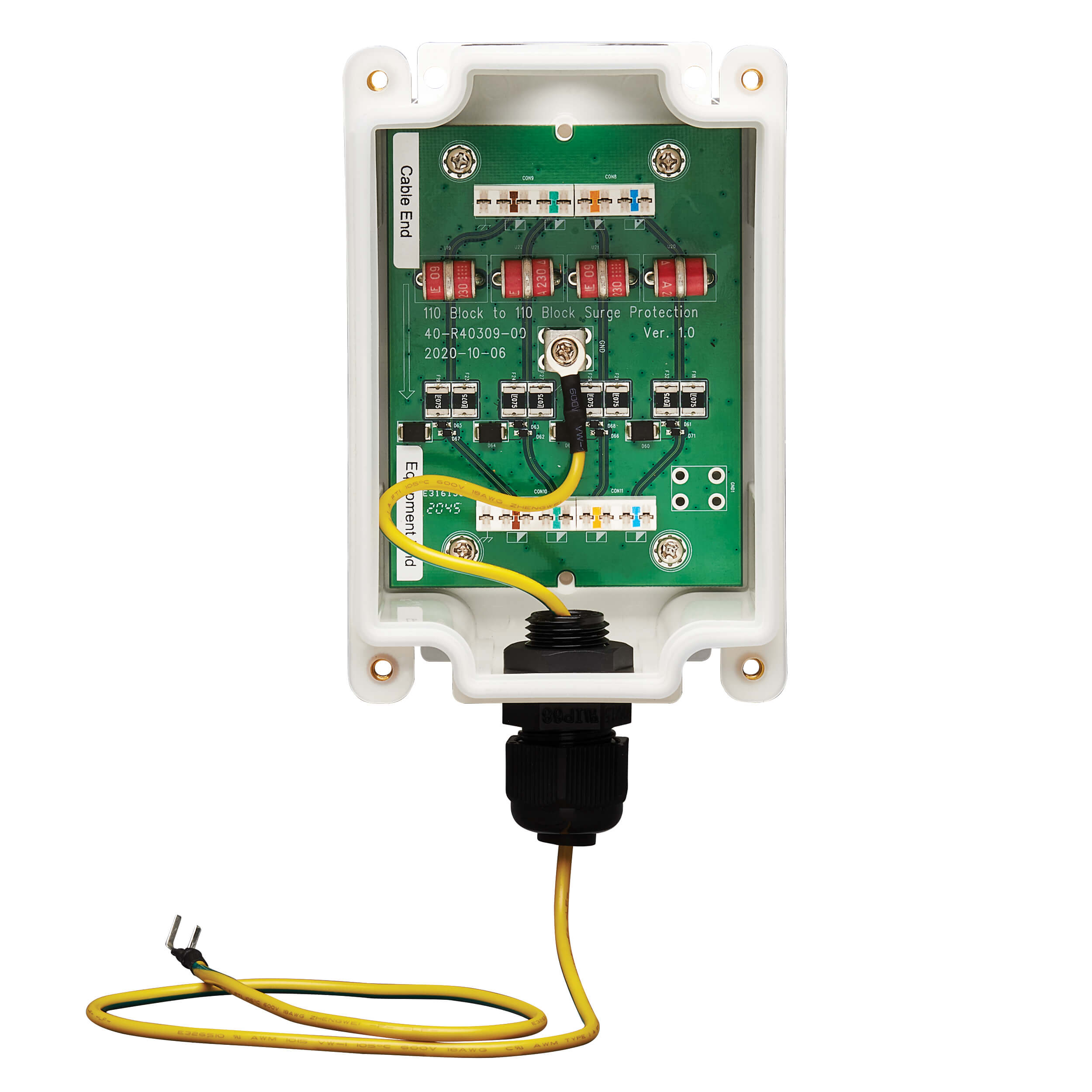 Outdoor Ethernet Surge Protector, PoE, IP68, Cat5/Cat6 | Eaton