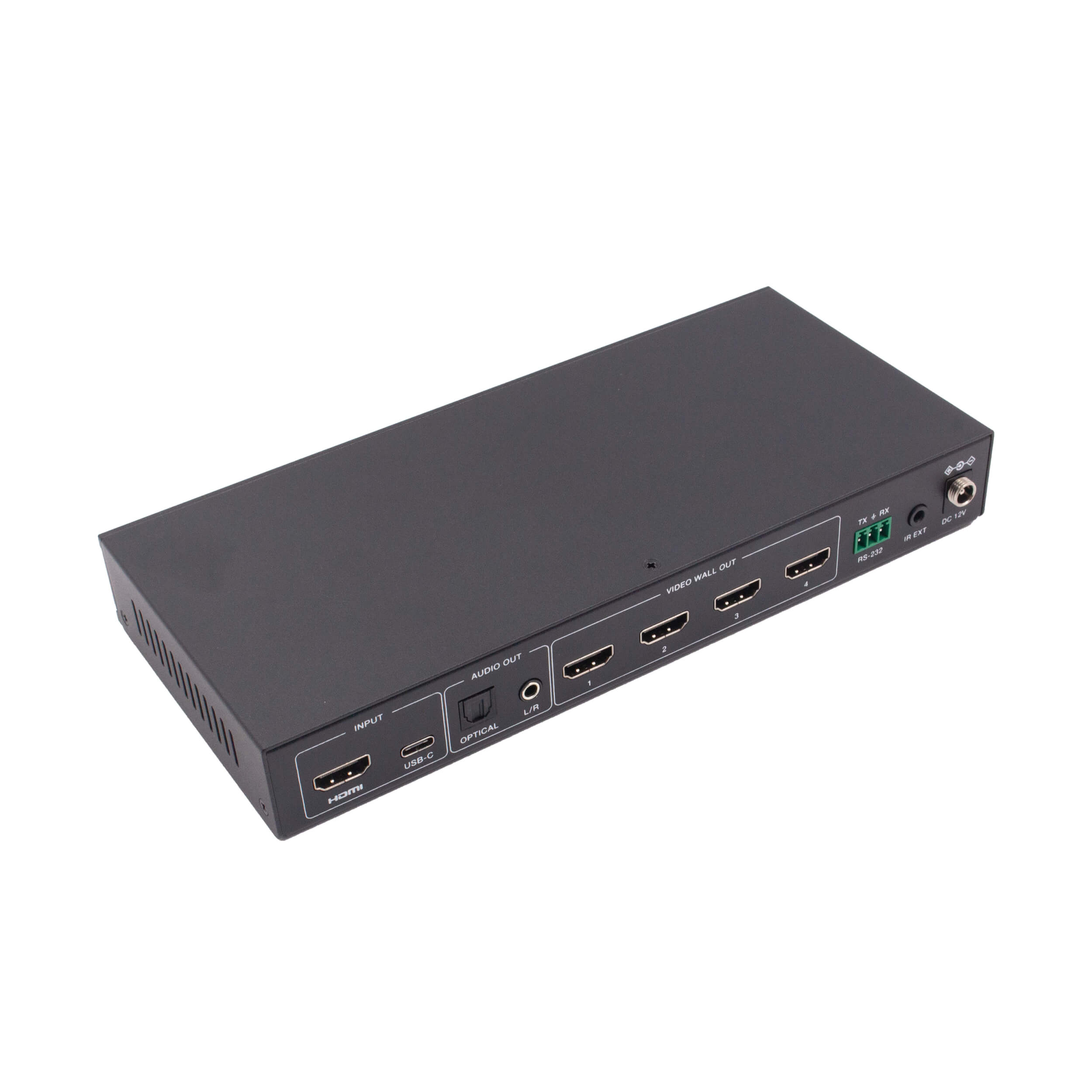 Video Wall Controller, 1 HDMI/USB-C Input, 4 HDMI Output, 4K 60 Hz, HDR ...