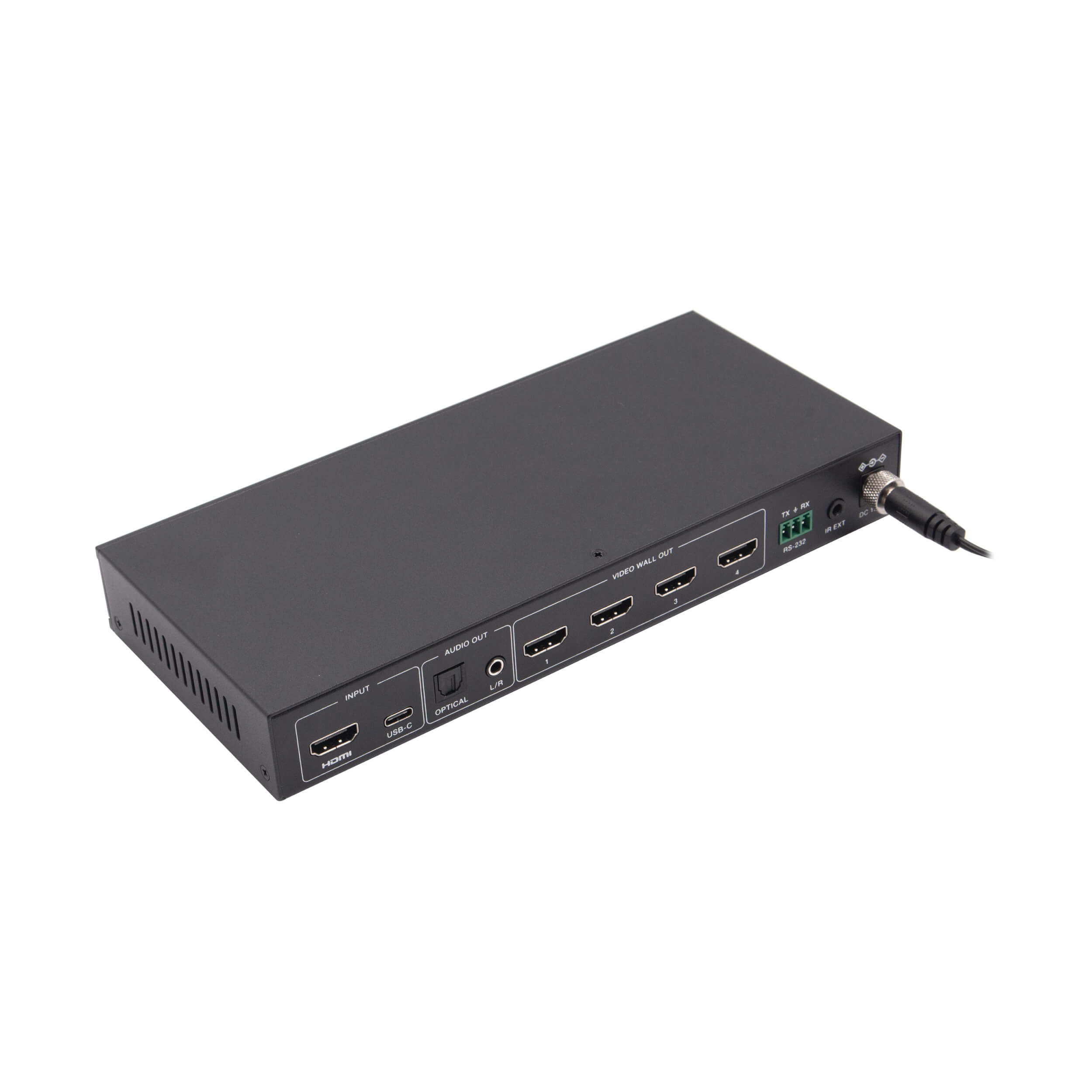 Video Wall Controller, 1 HDMI/USB-C Input, 4 HDMI Output, 4K 60 Hz, HDR ...