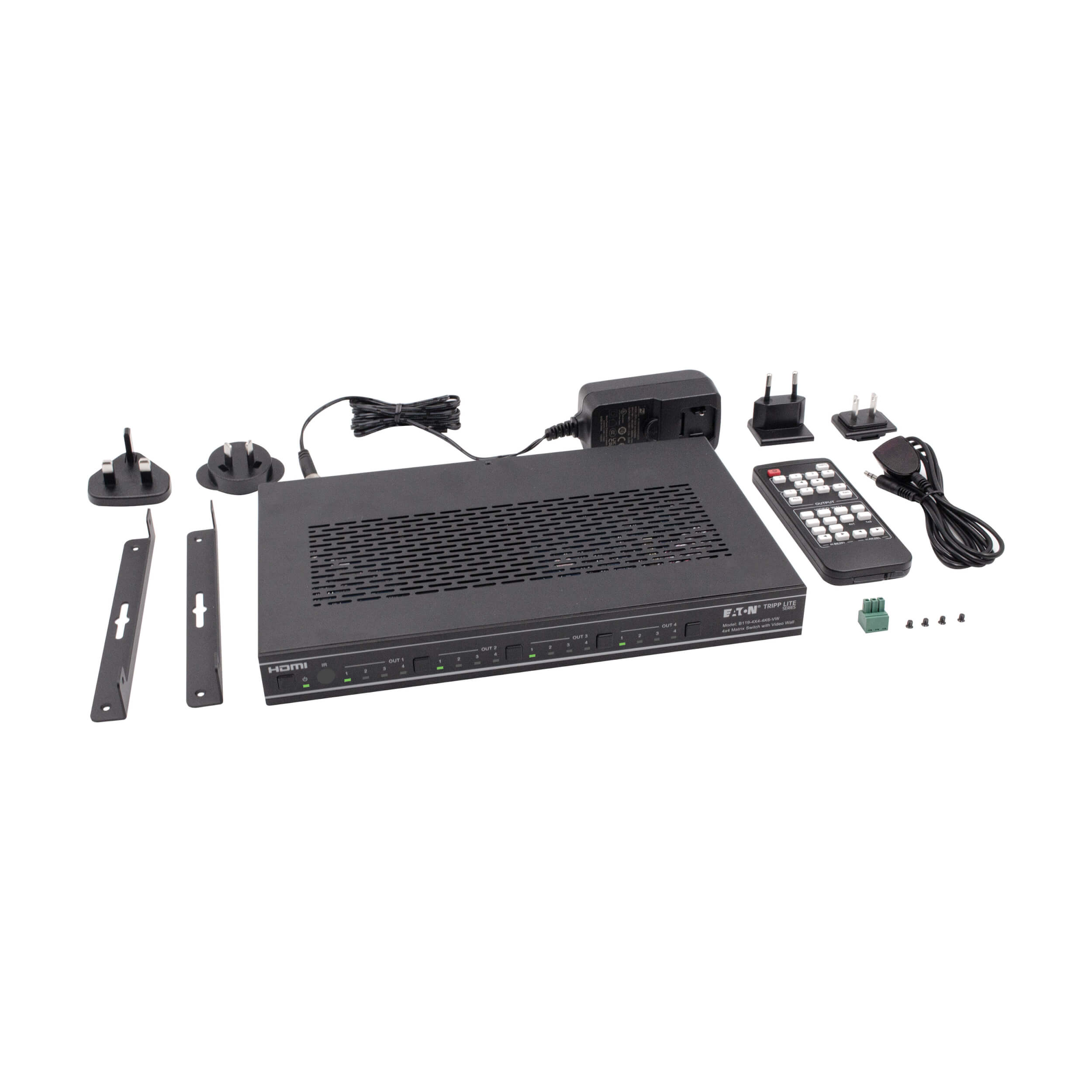 4x4 HDMI Matrix Switch Splitter, Video Wall, 4K 60 Hz | Eaton