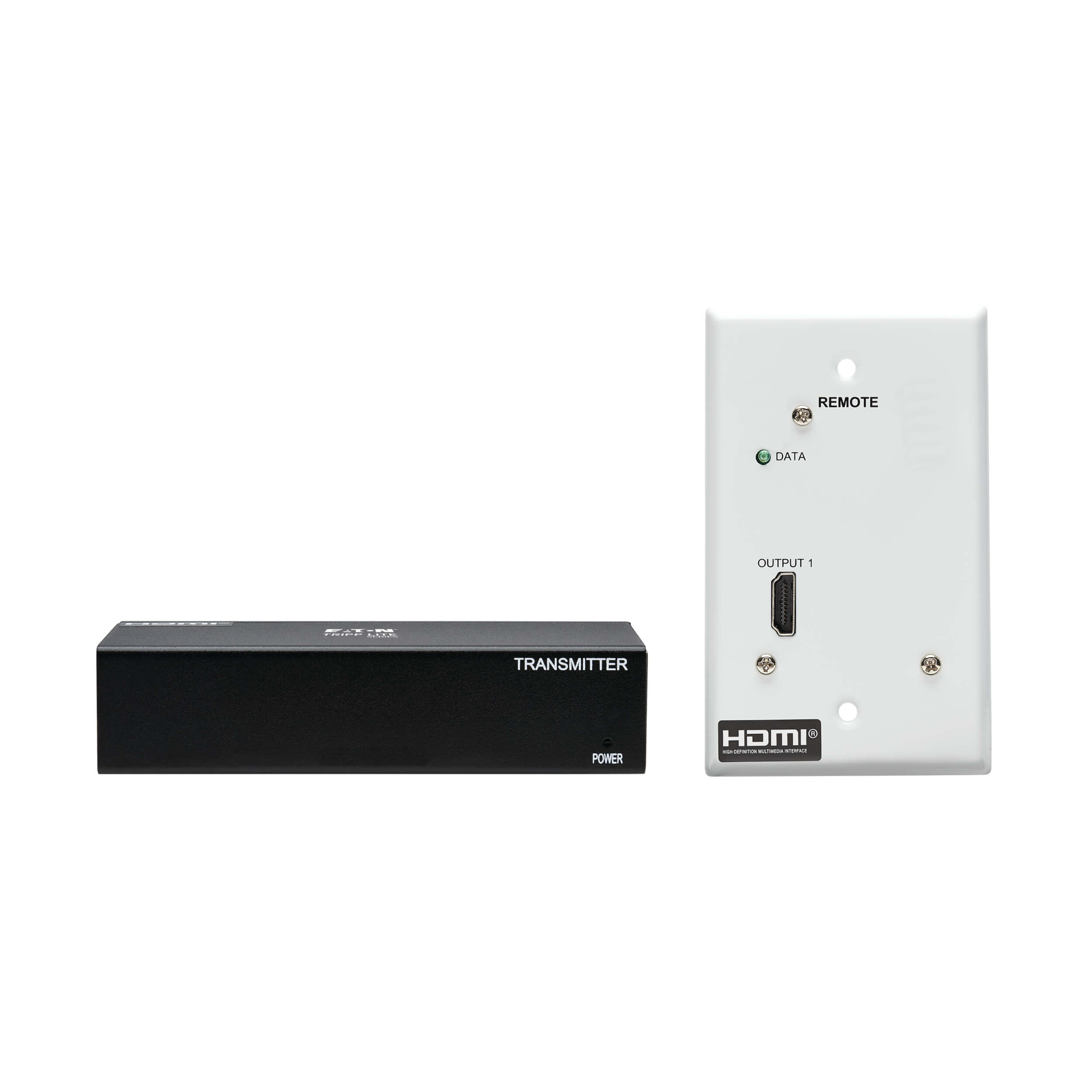 DisplayPort to HDMI Cat6 Extender, Box-Style, 4K/60, 230 ft | Eaton