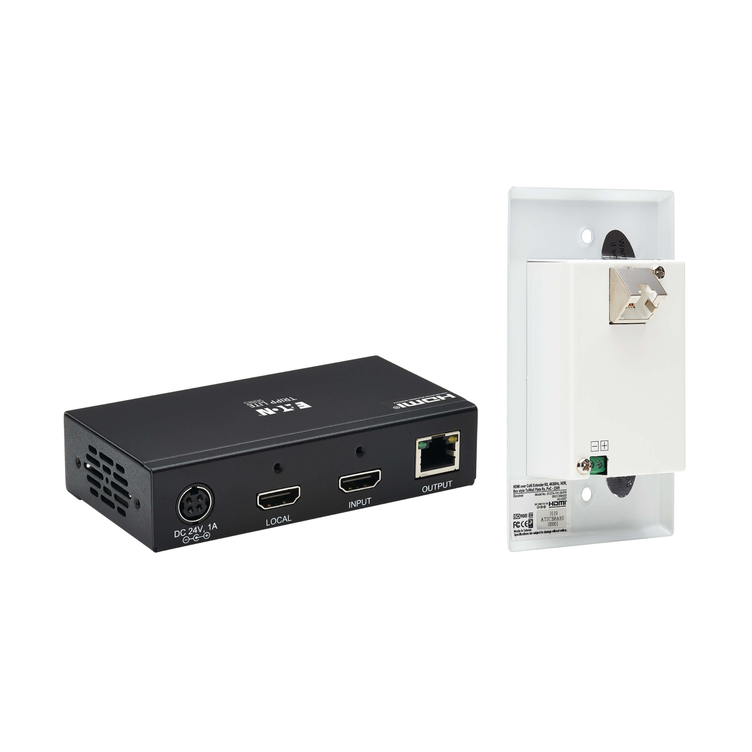 HDMI Cat6 Extender, Box-Style, 4K/60, 230 ft. | Eaton