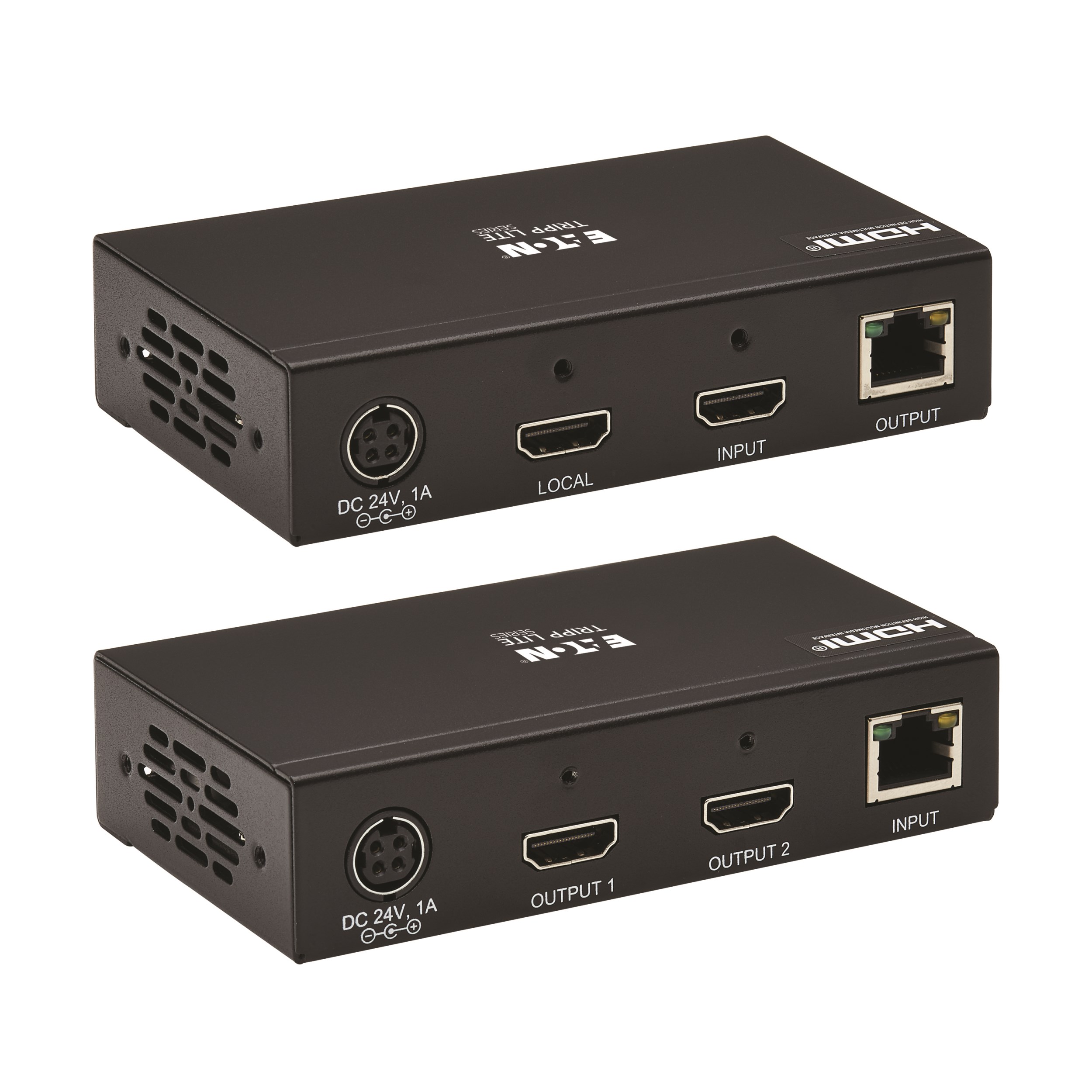 HDMI Cat6 Extender, 2-Port Receiver, 4K/60, 230 ft. | Eaton
