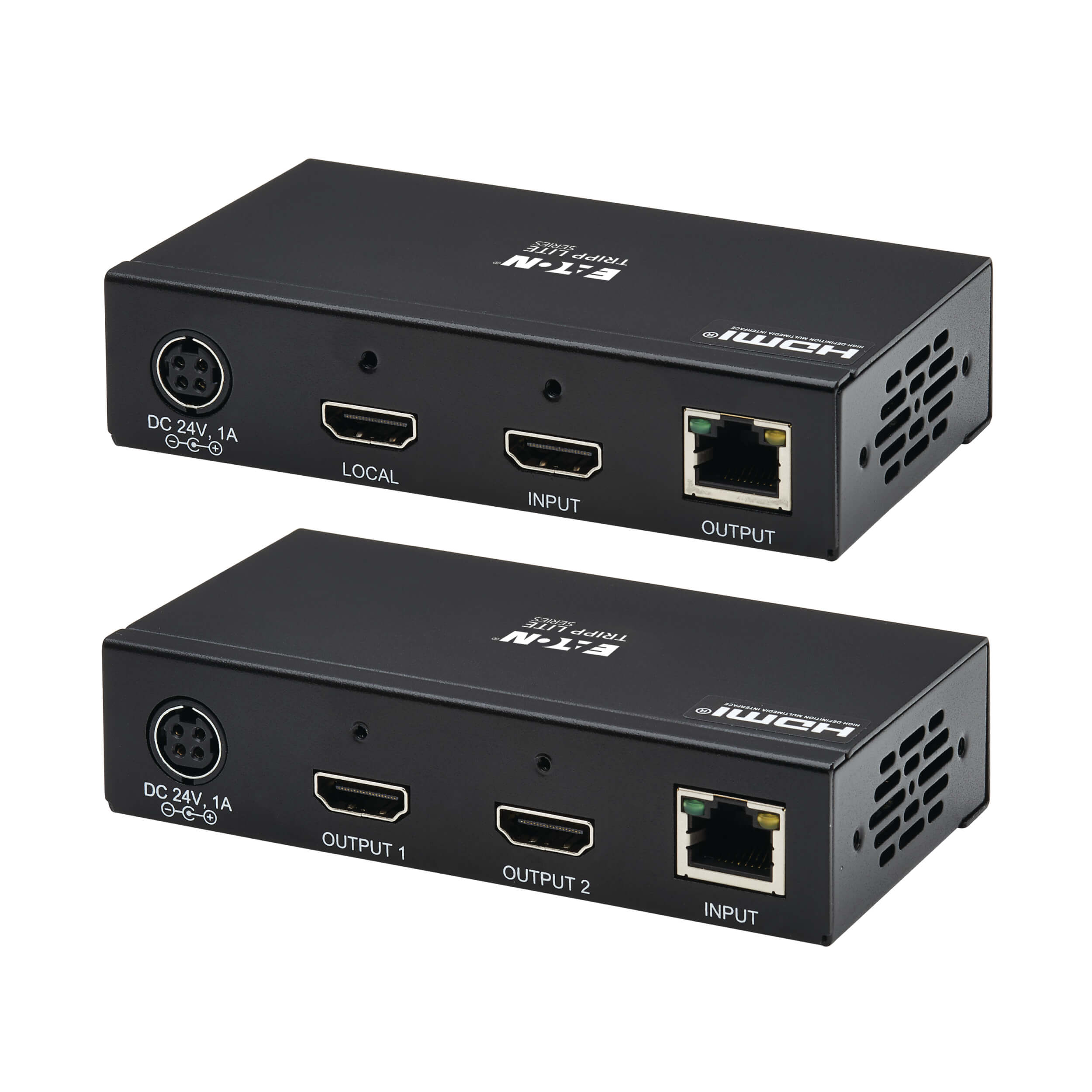 HDMI Cat6 Extender, 2-Port Receiver, 4K/60, 230 ft. | Eaton