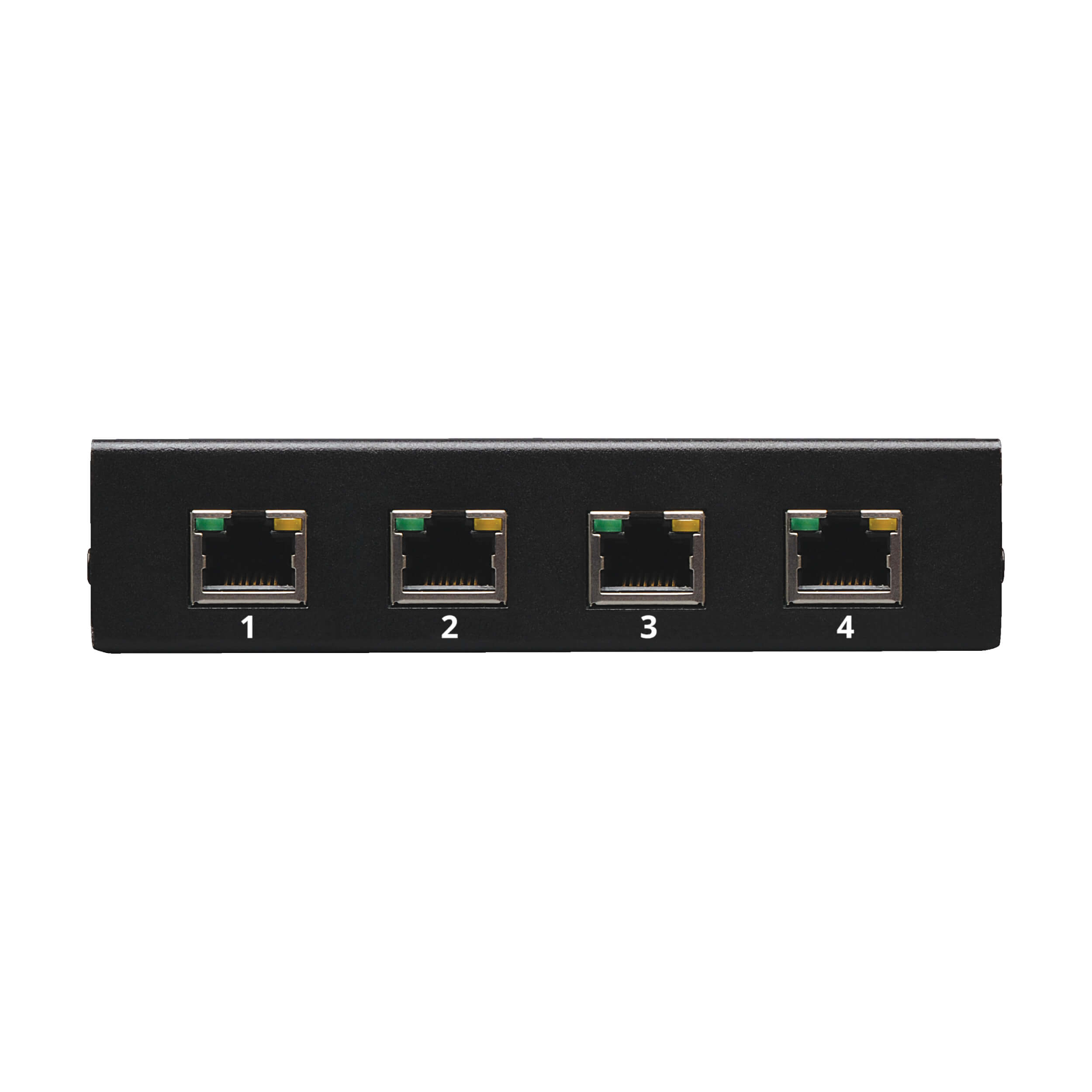 4-Port DVI over Cat5 Cat6 Splitter Extender, DVI-D Single Link | Eaton
