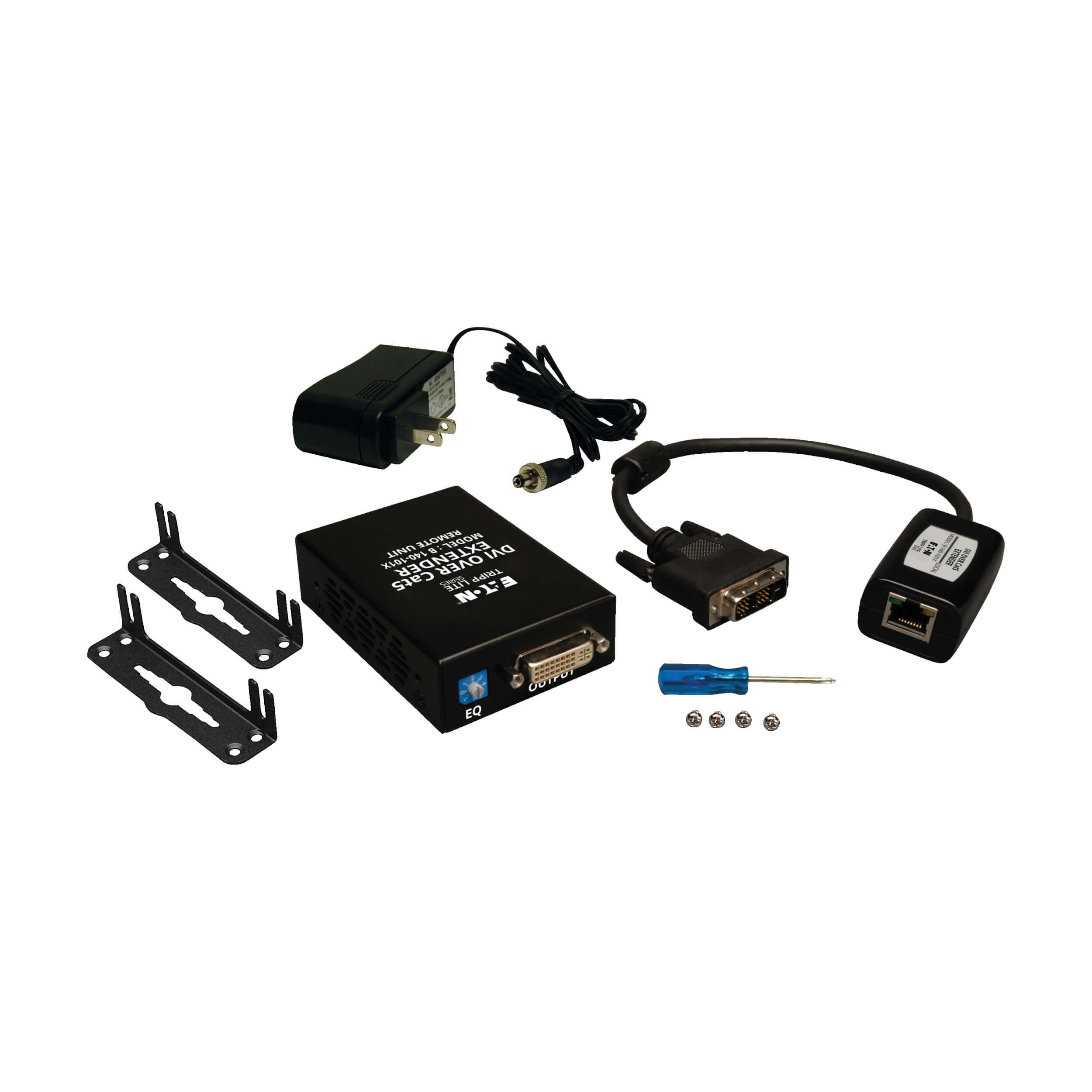 DVI over Cat5 Cat6 Active Extender Kit, 200-ft. | Eaton