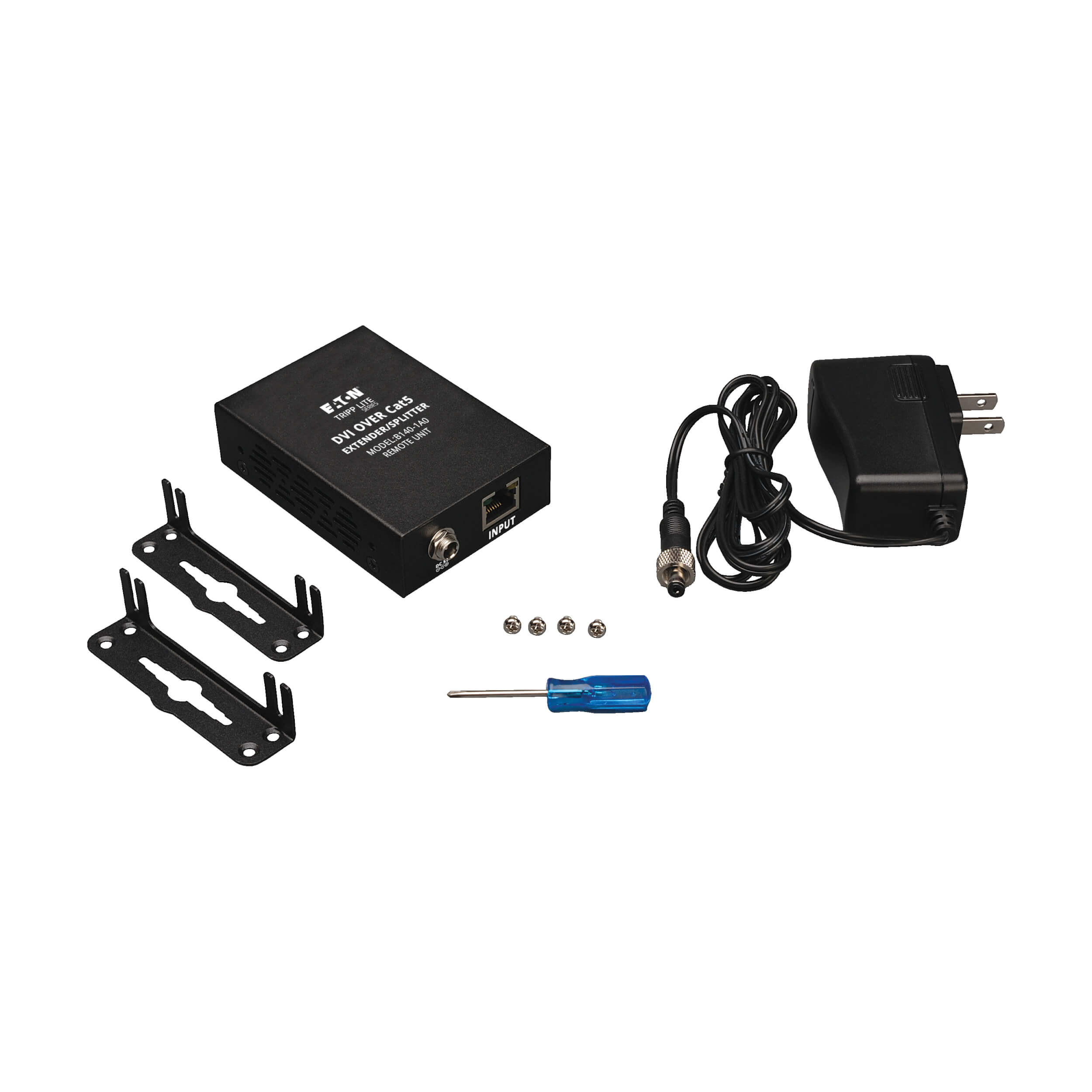 DVI over Cat5 Cat6 Active Extender, DVI-I Dual Link, 200-ft. | Eaton