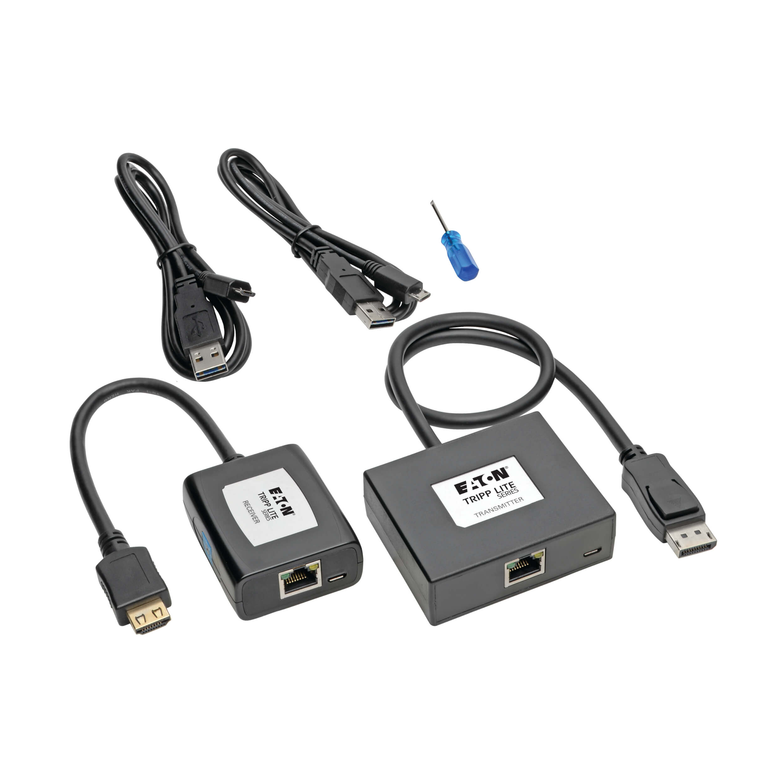 DisplayPort to HDMI over Cat5 Cat6 Active Extender Kit | Eaton