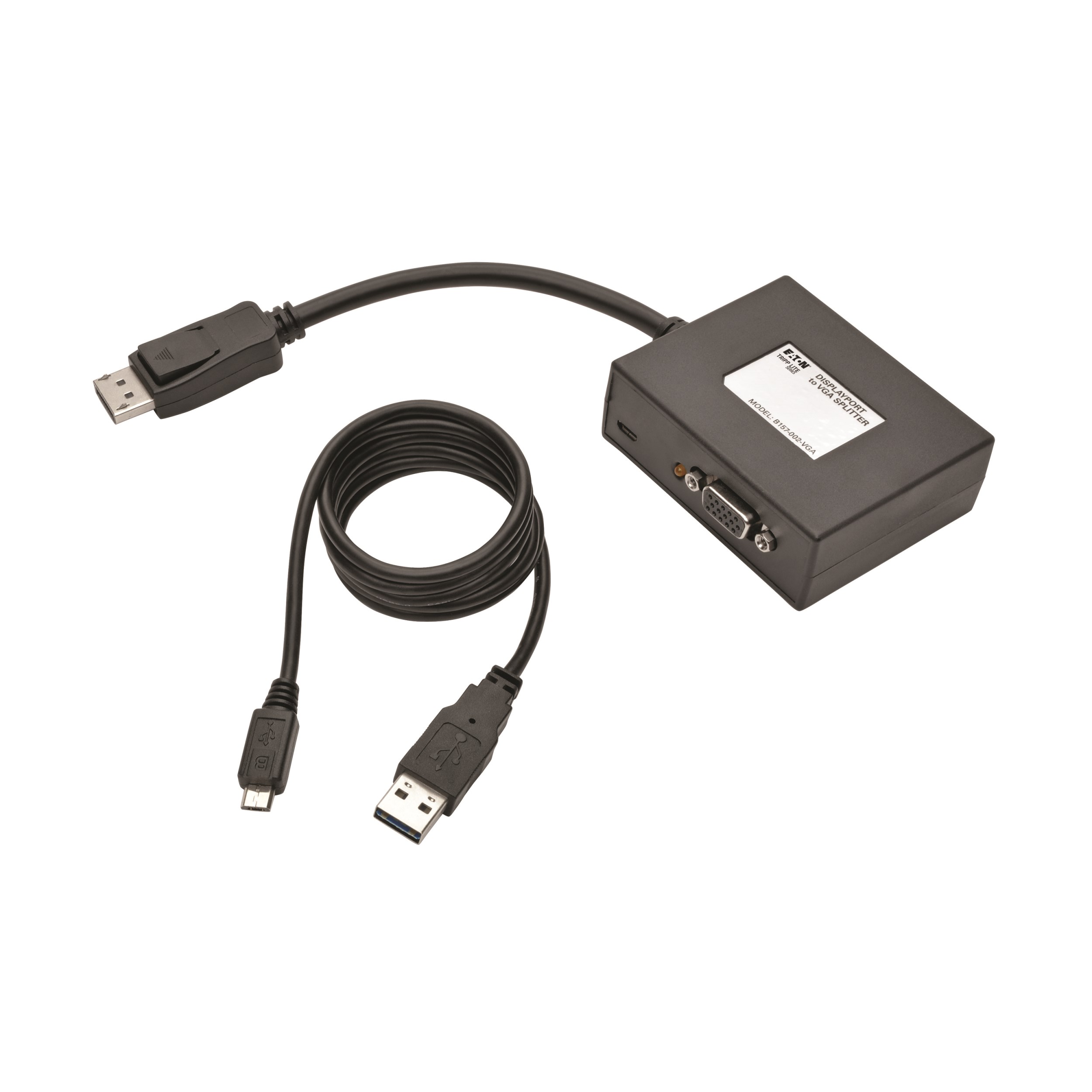 2-Port DisplayPort to VGA Hub, DP1.2 | Eaton