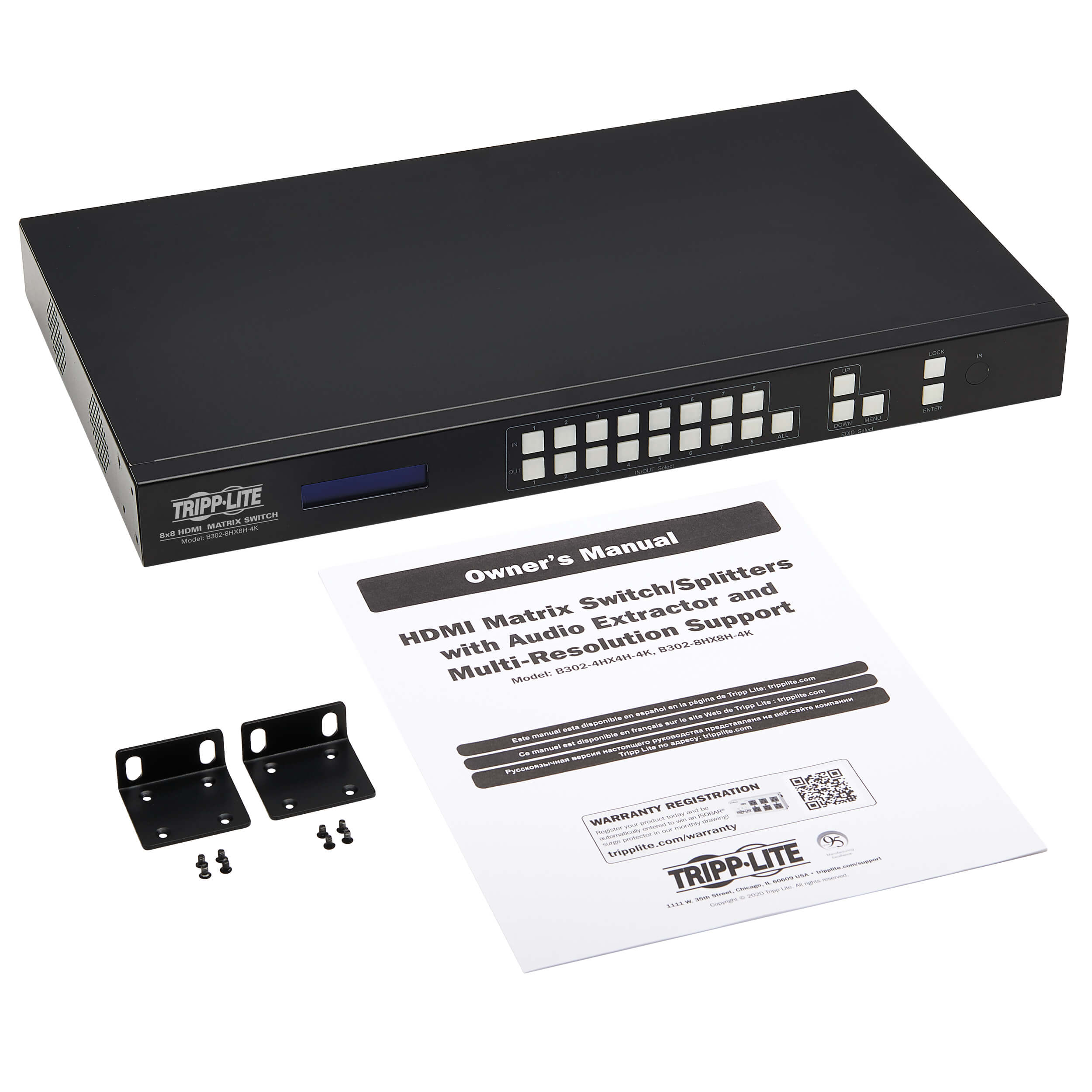 8x8 HDMI Presentation Switcher, 4K 60Hz, HDR | Eaton