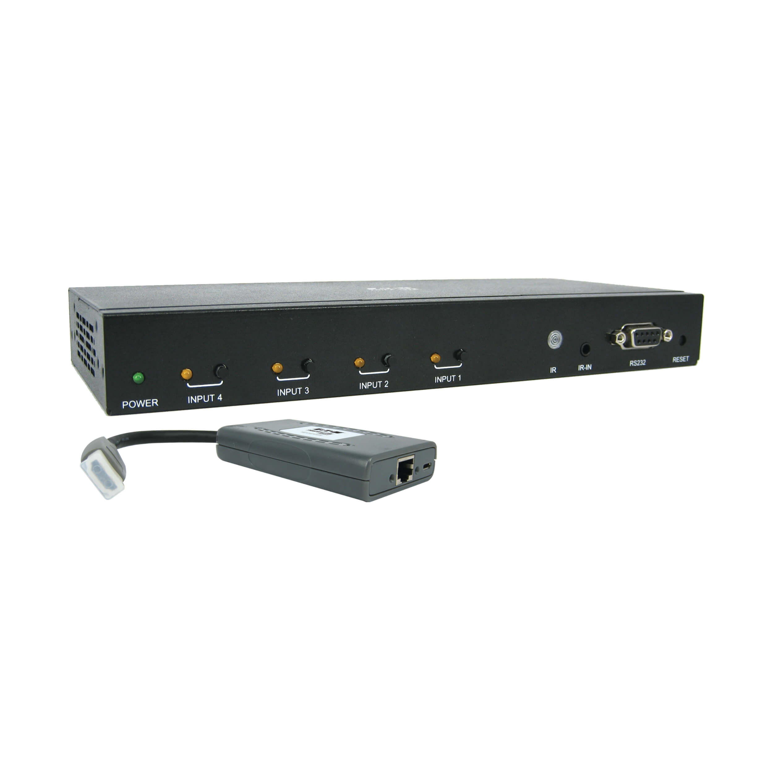 Presentation Switcher, 4 x HDMI Sources to 1 HDMI 4K Display, 50-ft ...